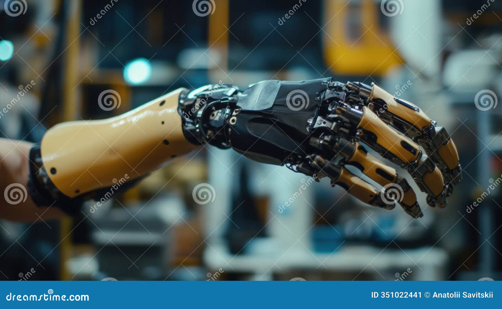 Prosthetic Arm Showcasing Advanced Mechanics during Functional ...