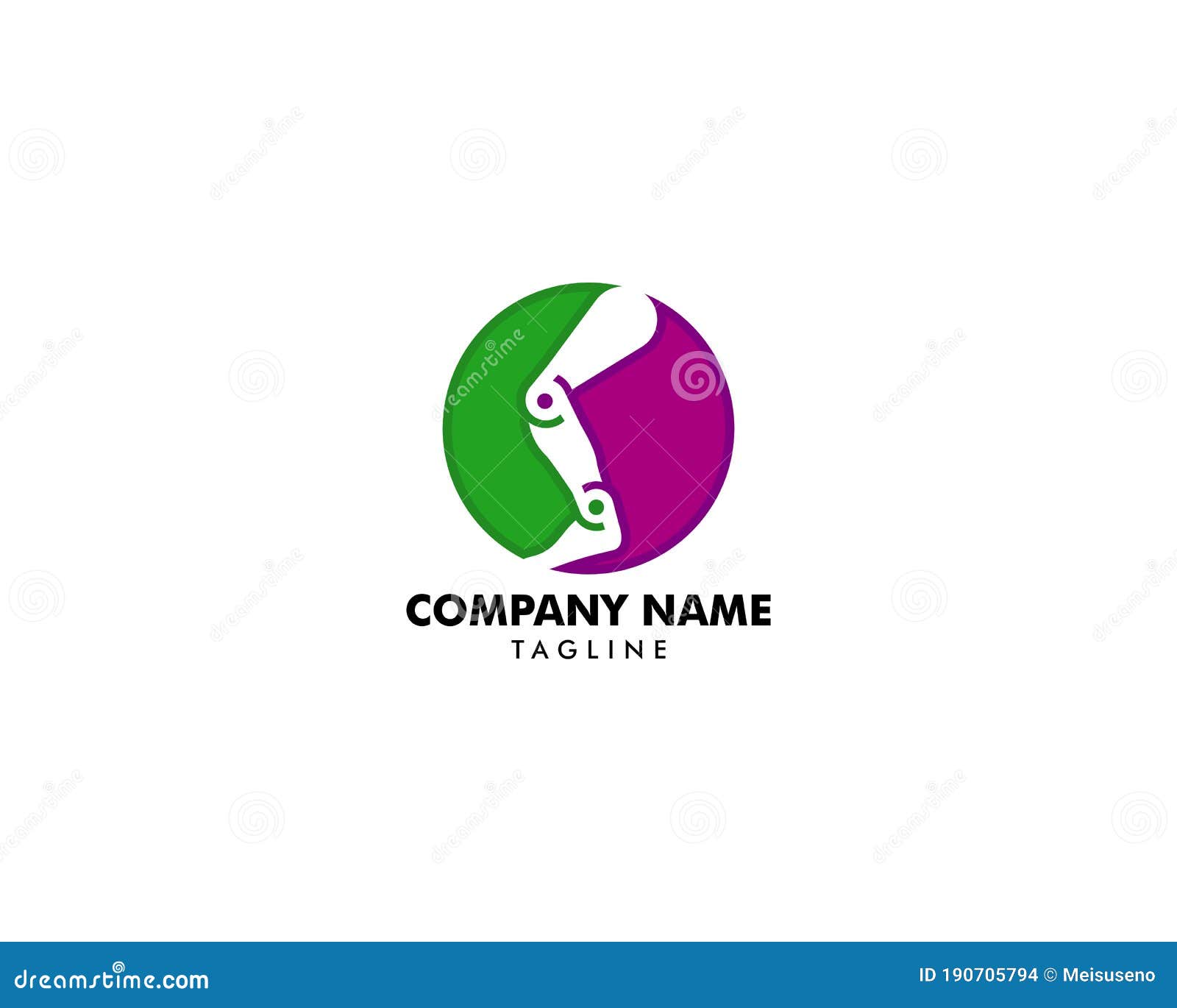 Prosthetic Leg Logo Template Design Stock Vector - Illustration of limb ...
