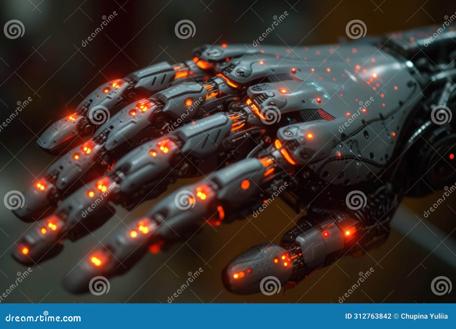 Prosthetic Limb in Action, Illustrating the Seamless Integration of ...