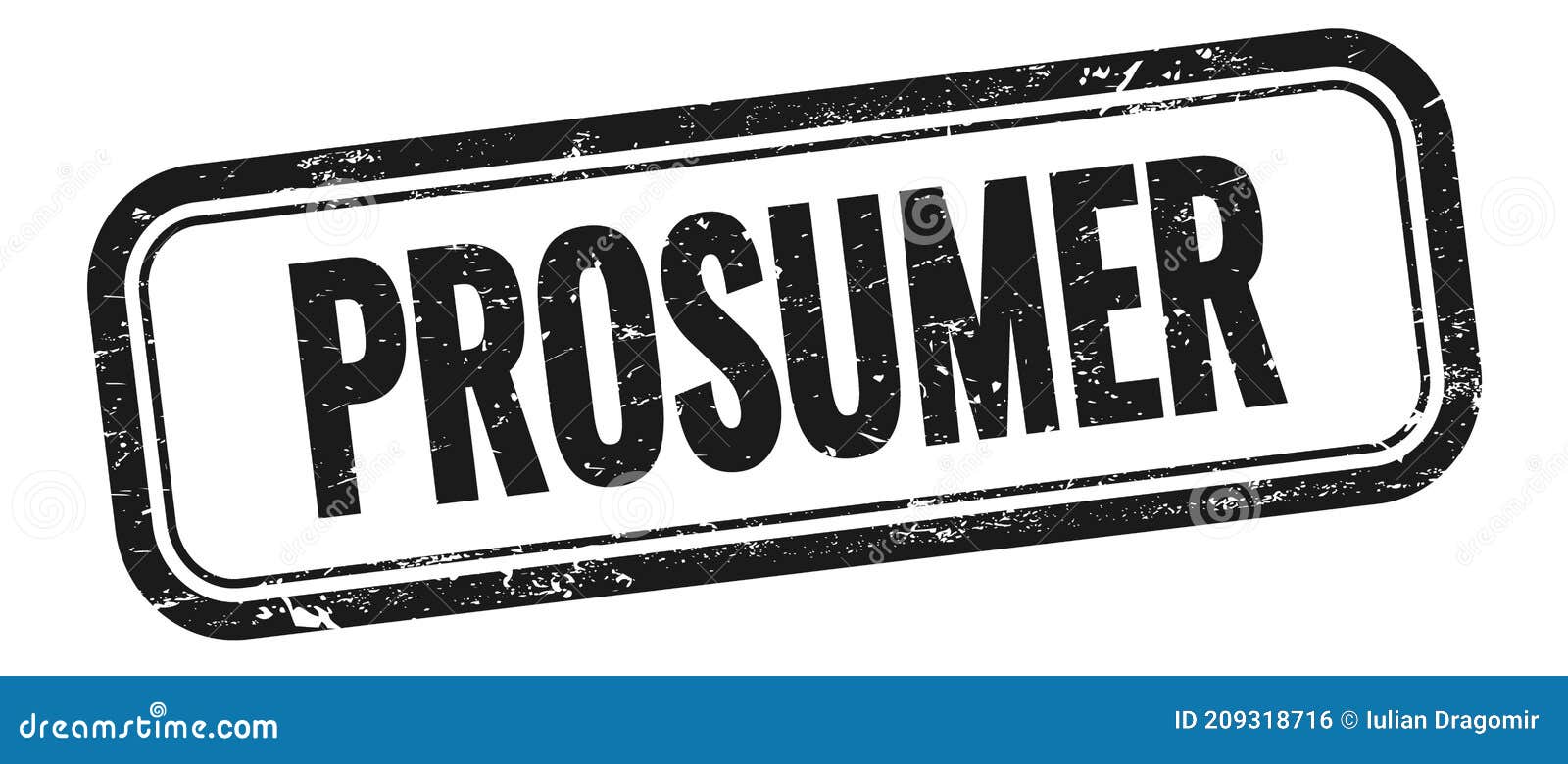 PROSUMER Text on Black Grungy Vintage Stamp Stock Illustration ...