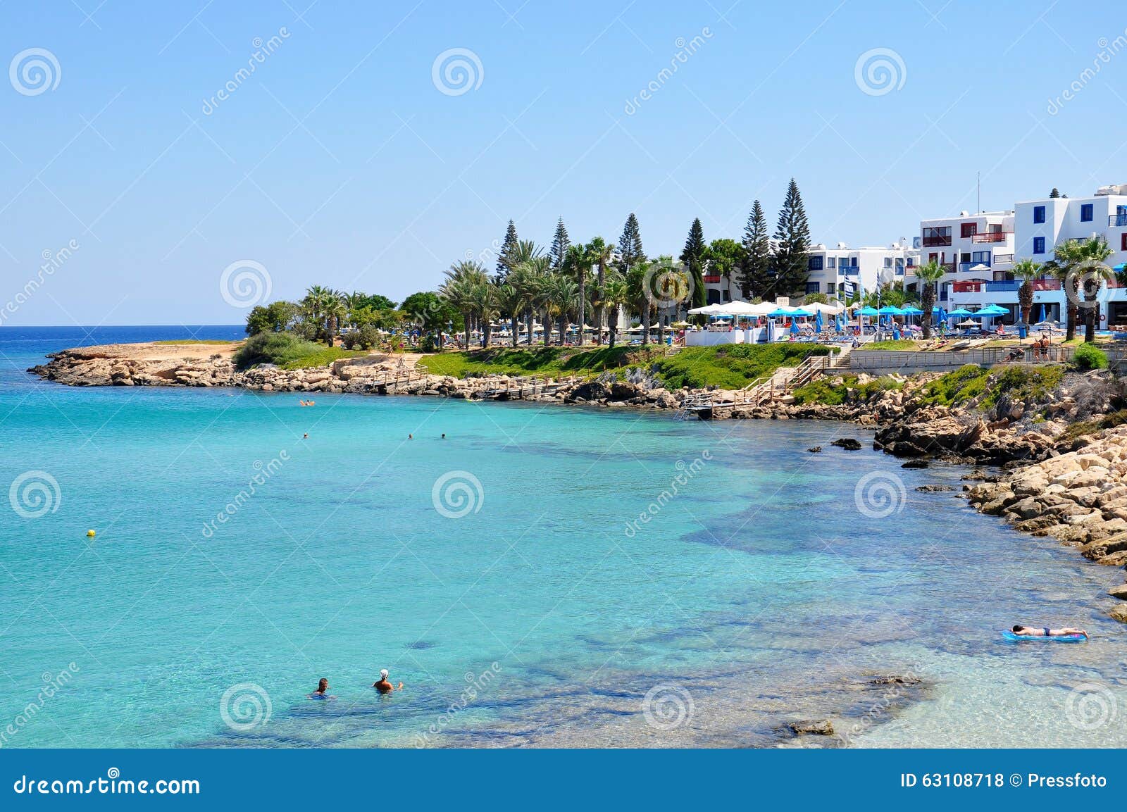 Protaras, Cyprus editorial stock photo. Image of deep - 63108718