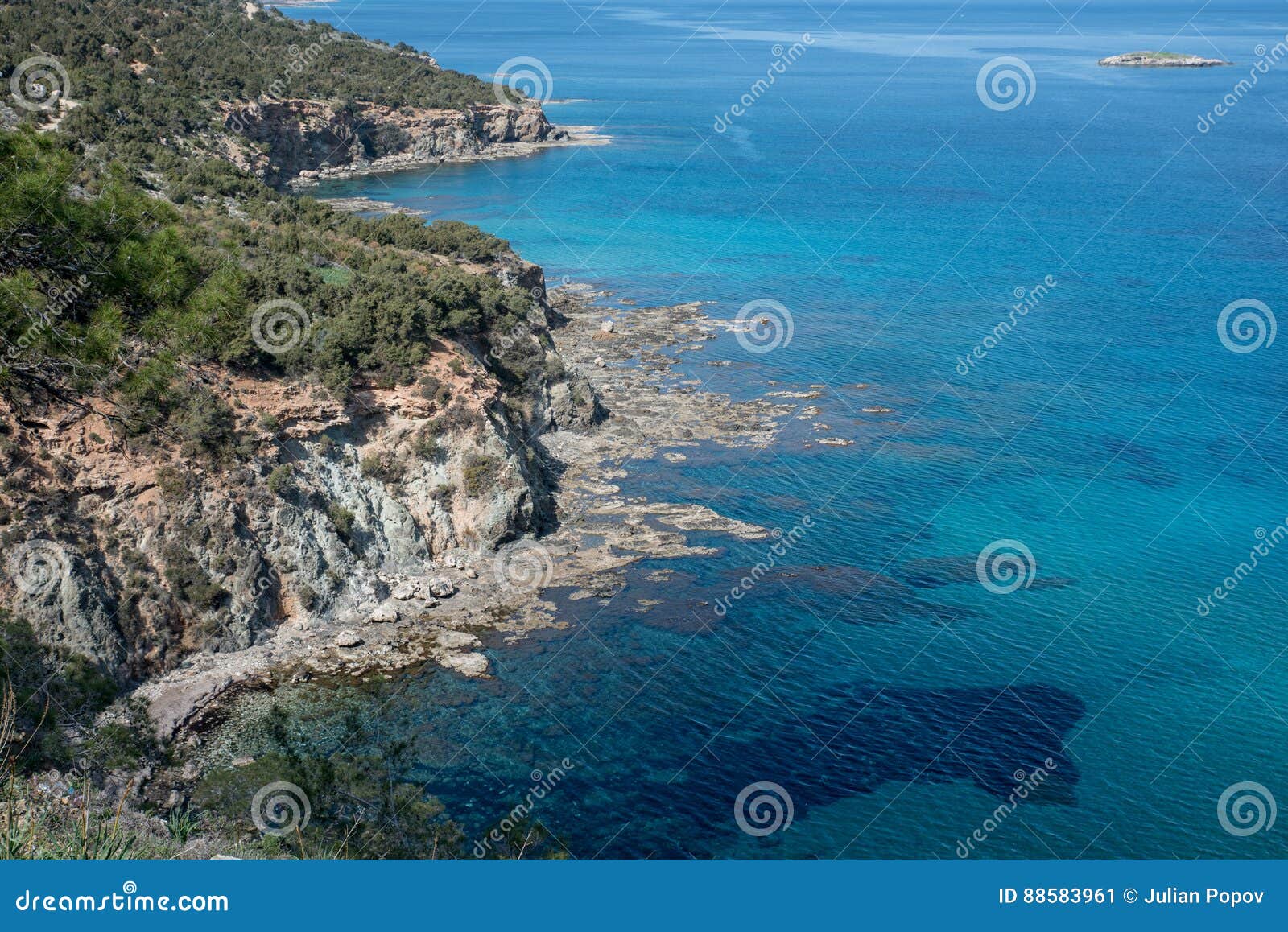 Protaras landscape,Cyprus stock image. Image of people - 88583961