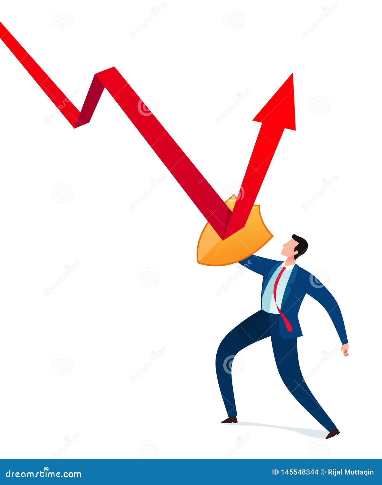 Regression Concept, Reverse Direction. Royalty-Free Cartoon ...