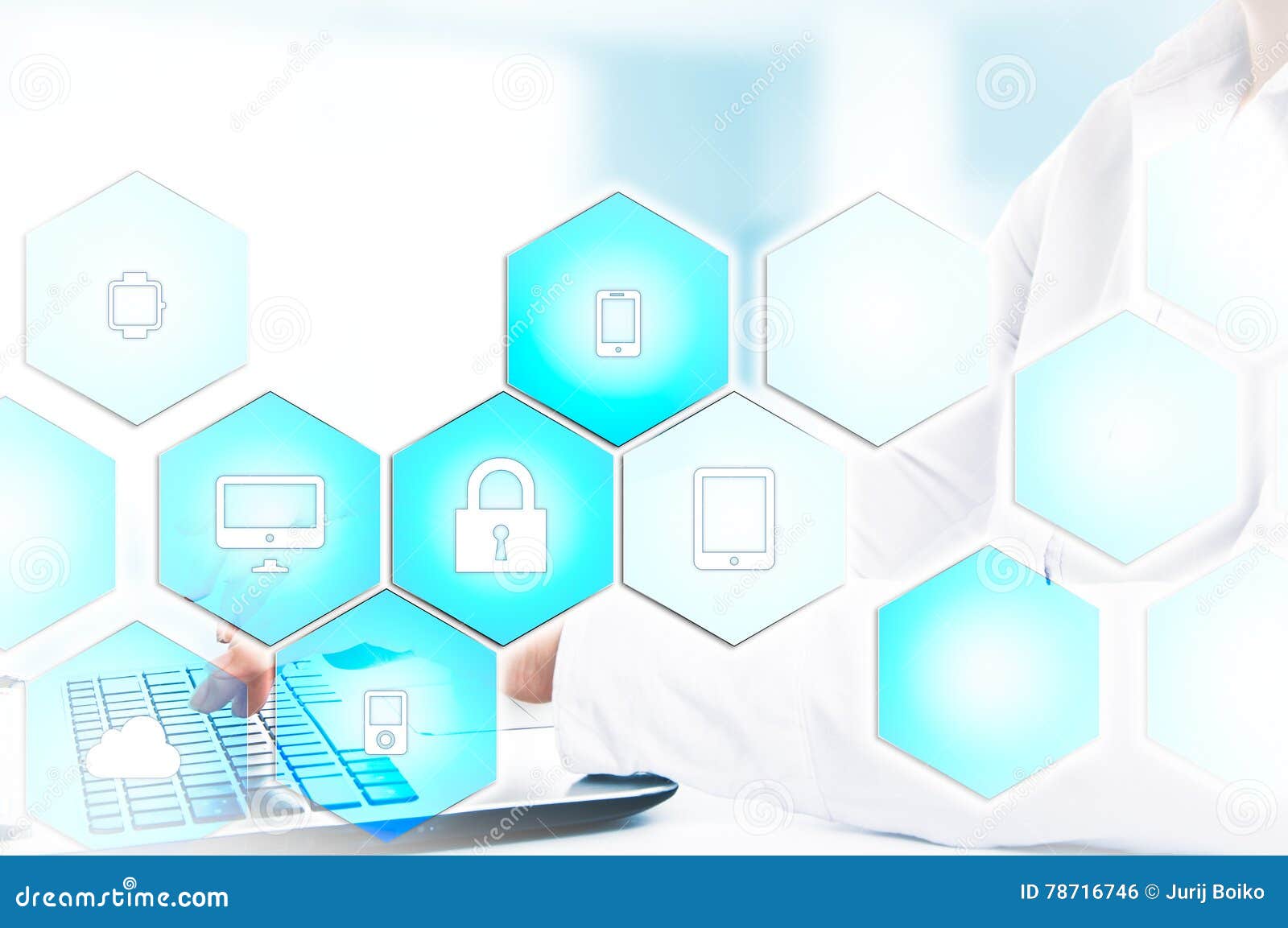 Protect Cloud Information Data Concept. Security and Safety of Cloud ...