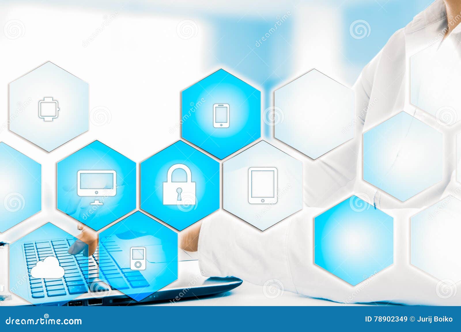 Protect Cloud Information Data Concept. Security and Safety of Cloud ...