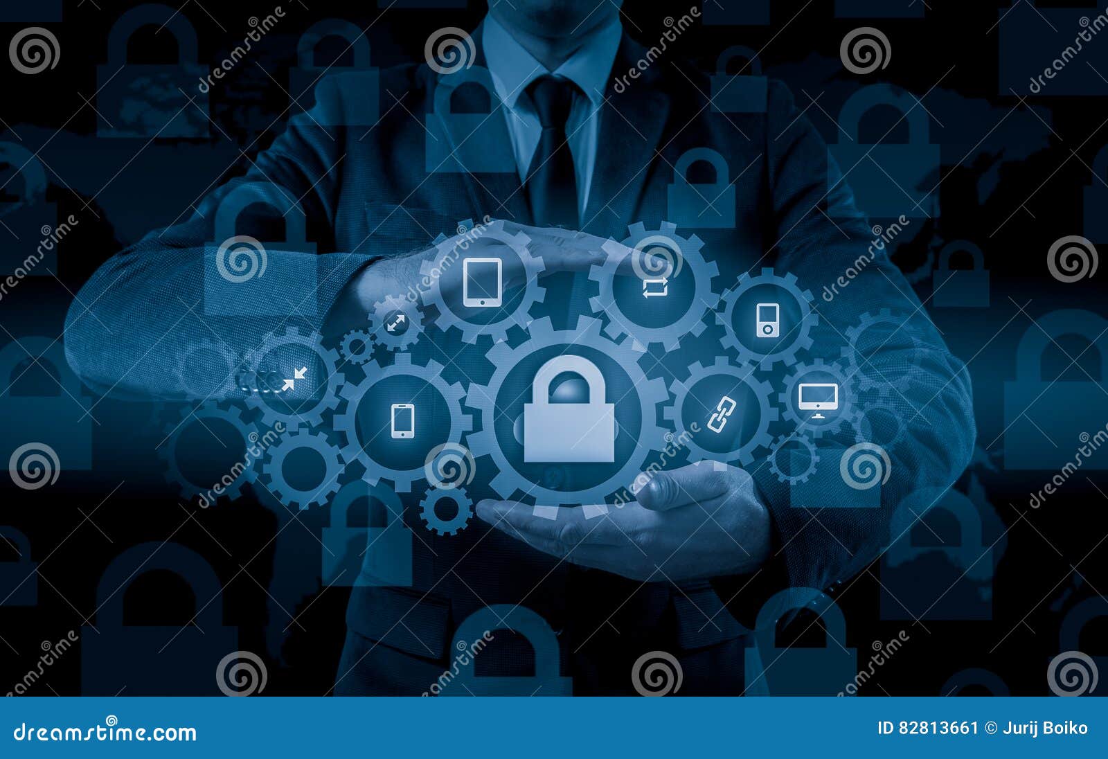 Protect Cloud Information Data Concept. Security and Safety of Cloud ...