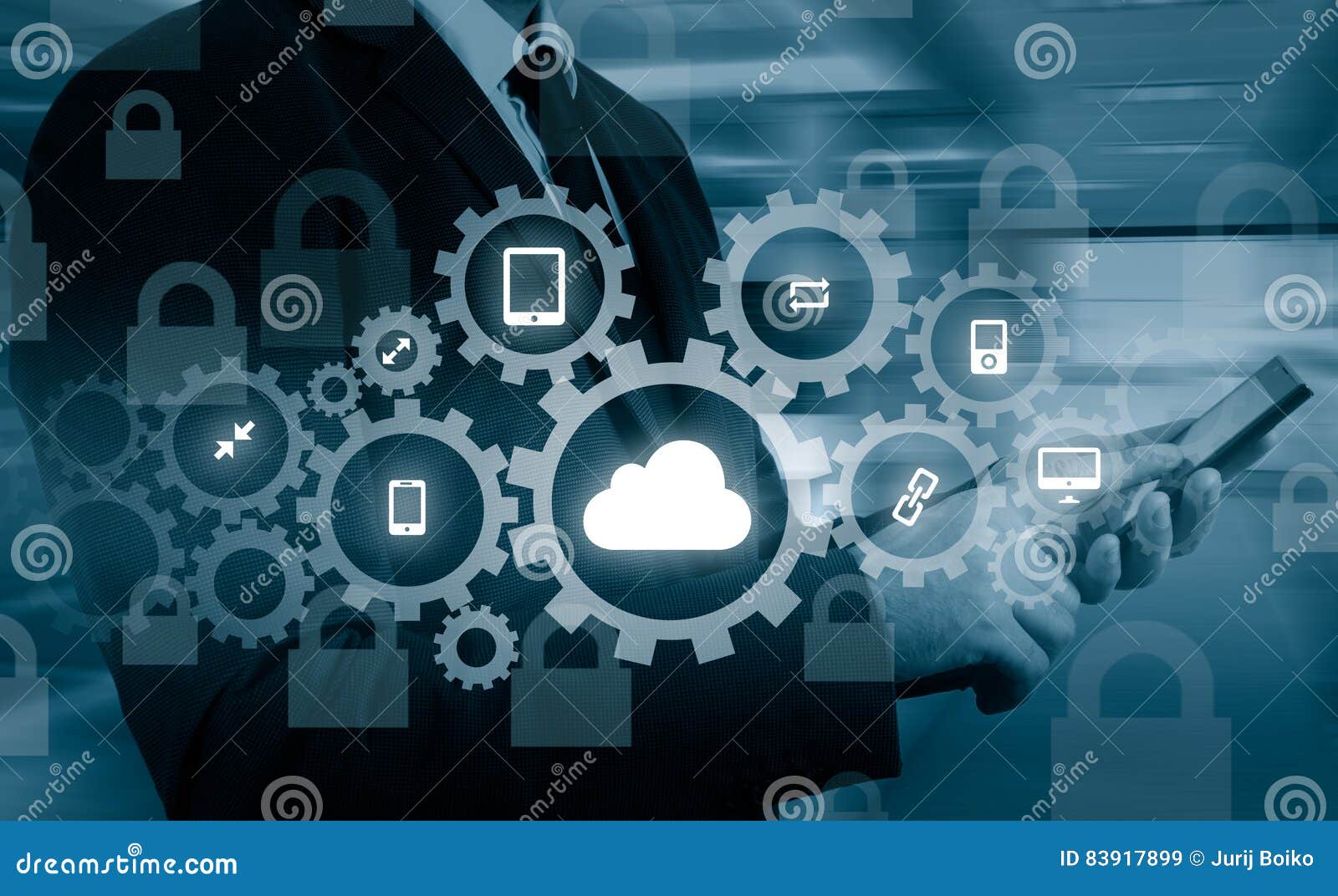 Protect Cloud Information Data Concept. Security and Safety of Cloud ...