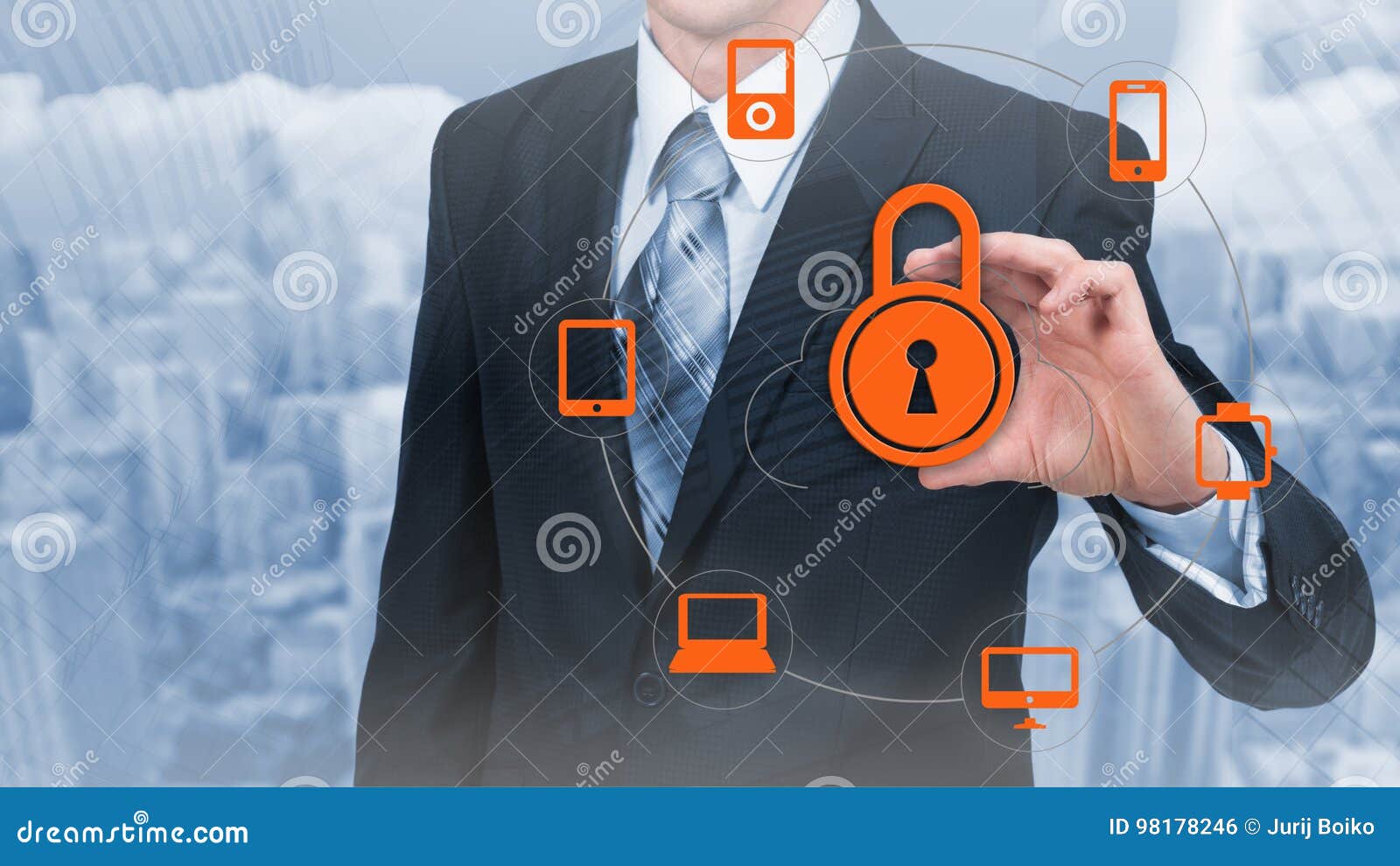 Protect Cloud Information Data Concept. Security and Safety of Cloud ...