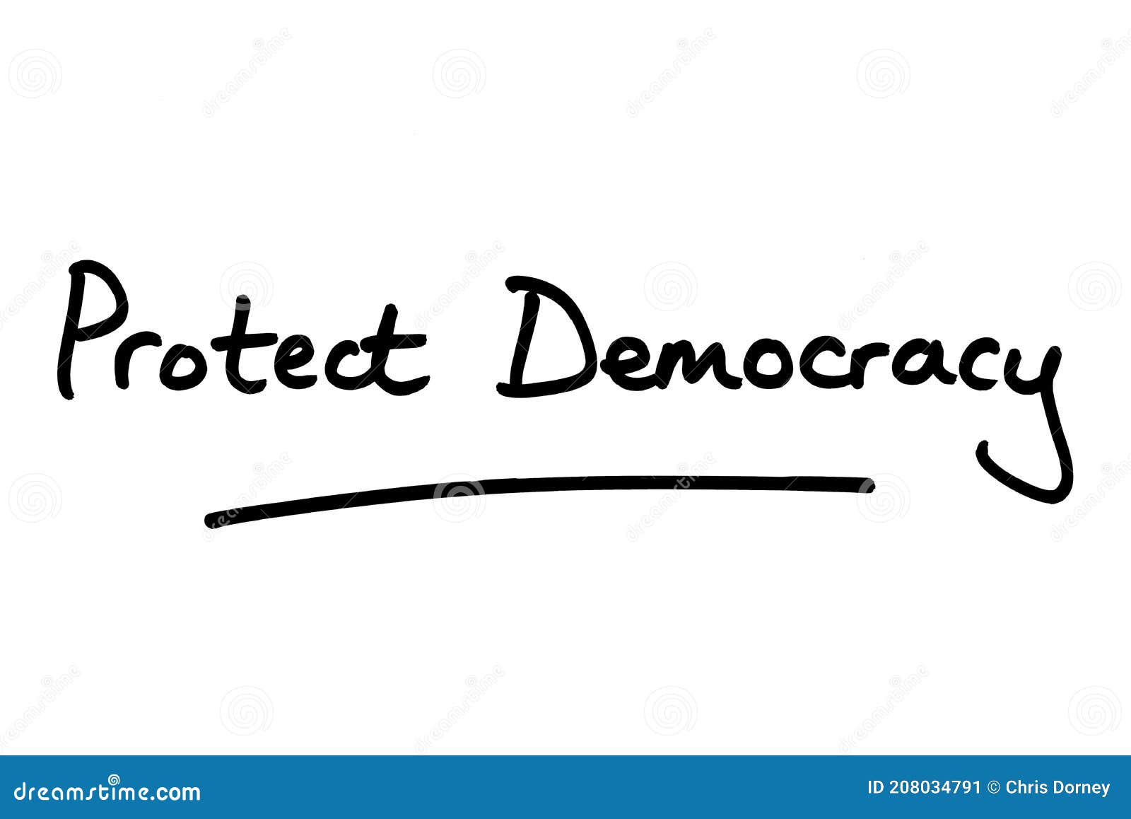 Protect Democracy stock illustration. Illustration of protected - 208034791