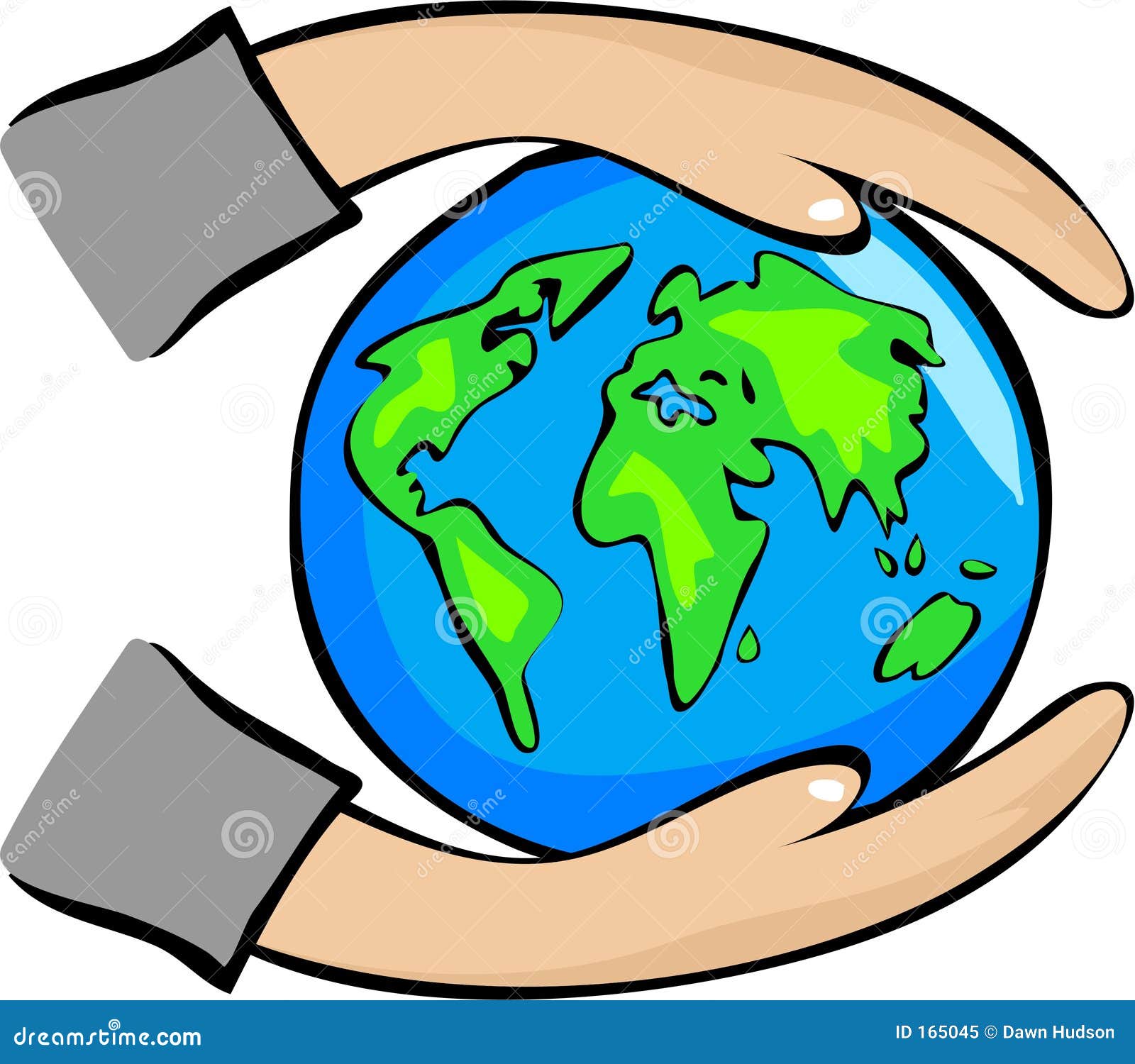 Protect the Earth stock illustration. Illustration of globes - 165045