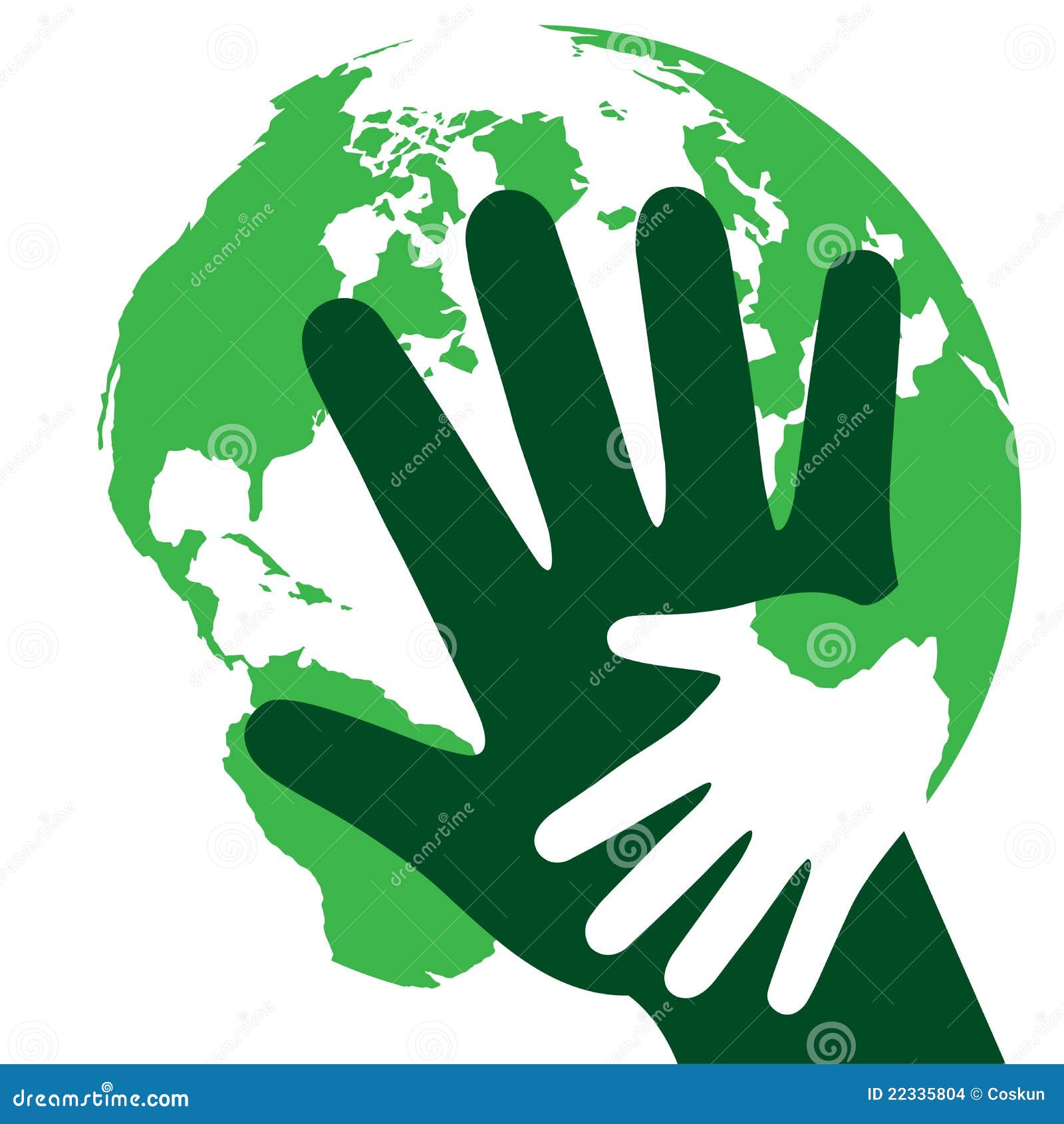 Protect the Environment. Eps Stock Vector - Illustration of continents ...