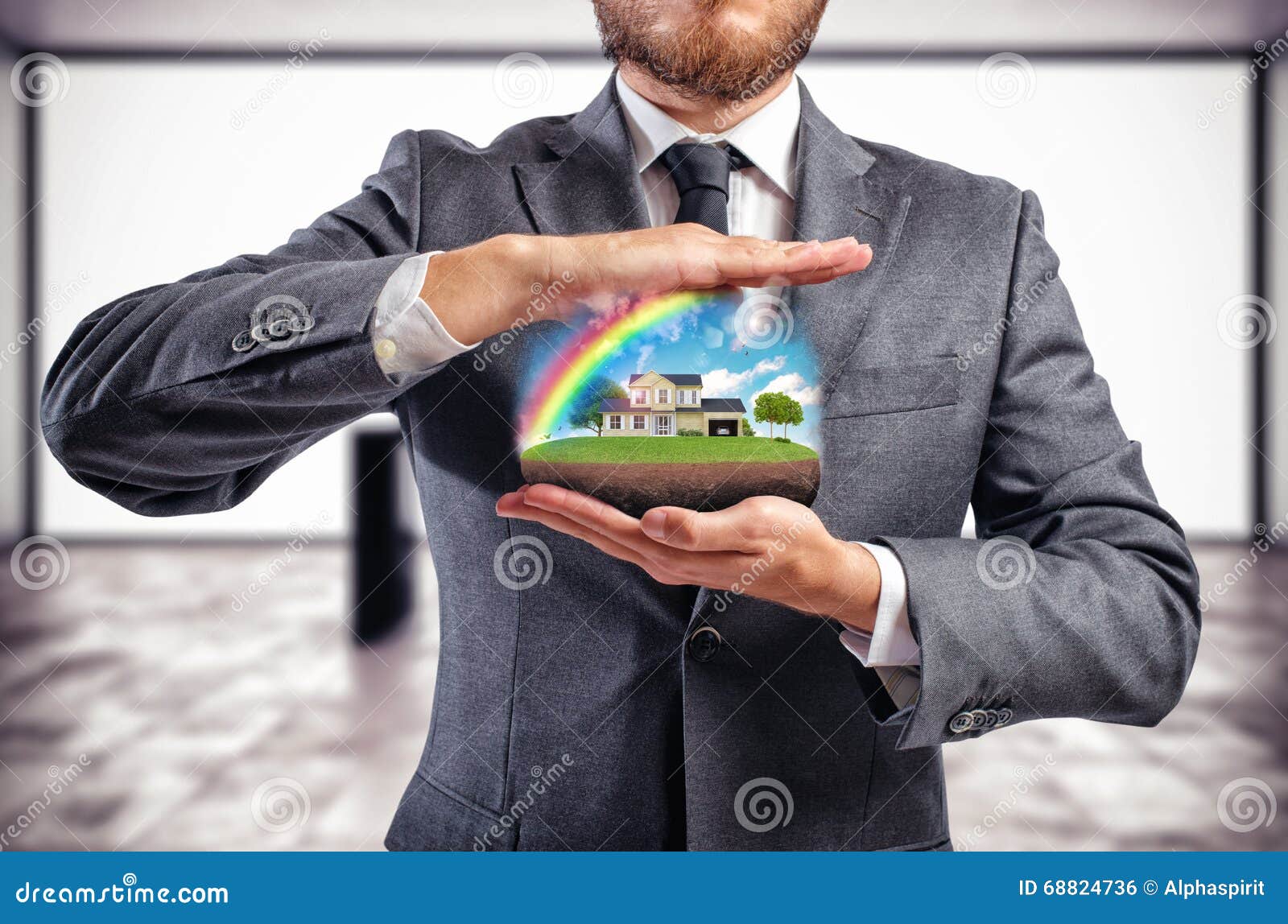Protect house stock photo. Image of protect, danger, protective - 68824736