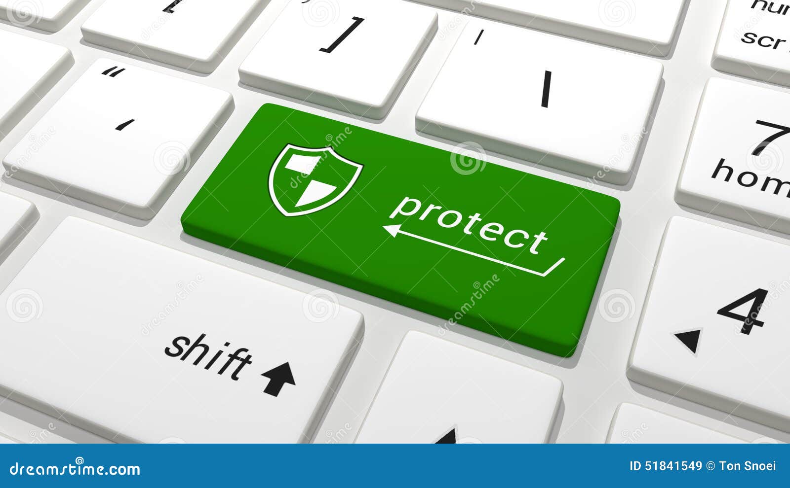 Protect stock illustration. Illustration of computer - 51841549