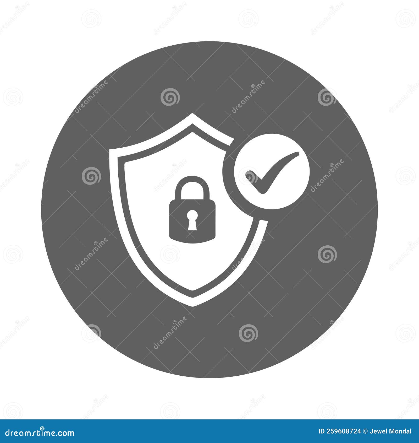 Protect, Safety, Secure Icon. Gray Vector Sketch Stock Illustration ...