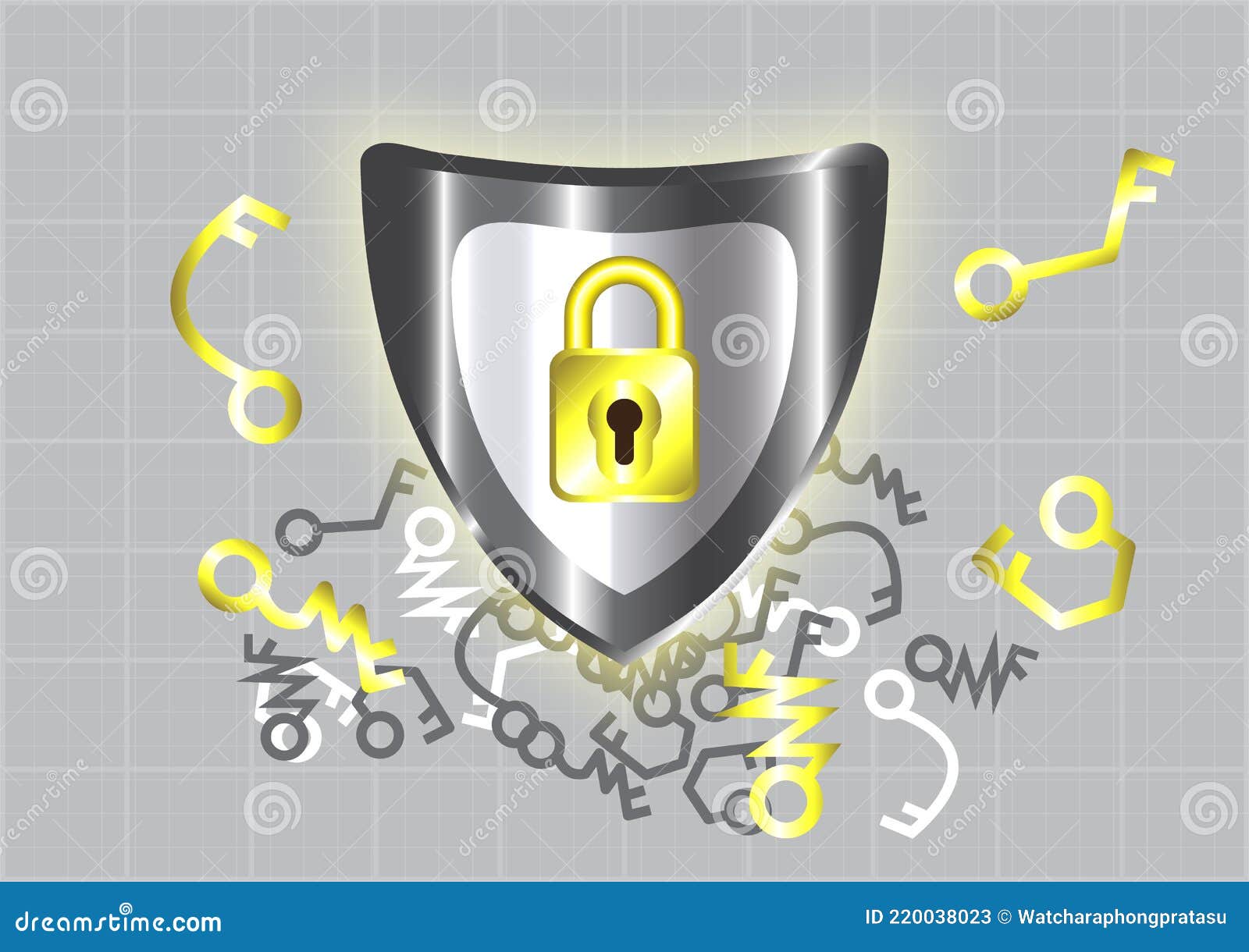 Protect and Scurity of Safe Mechanism Concept. Abstract Background ...