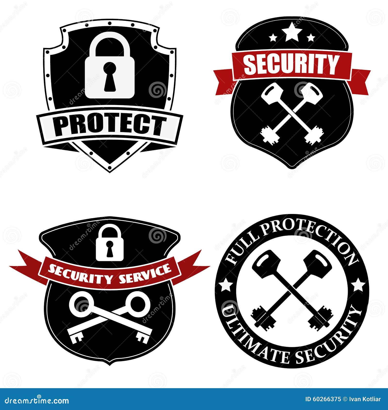 Protect and security stock vector. Illustration of gold - 60266375