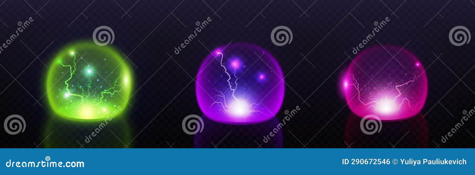 Protect Sphere Shield, Dome Bubble Barrier Effect Stock Vector ...