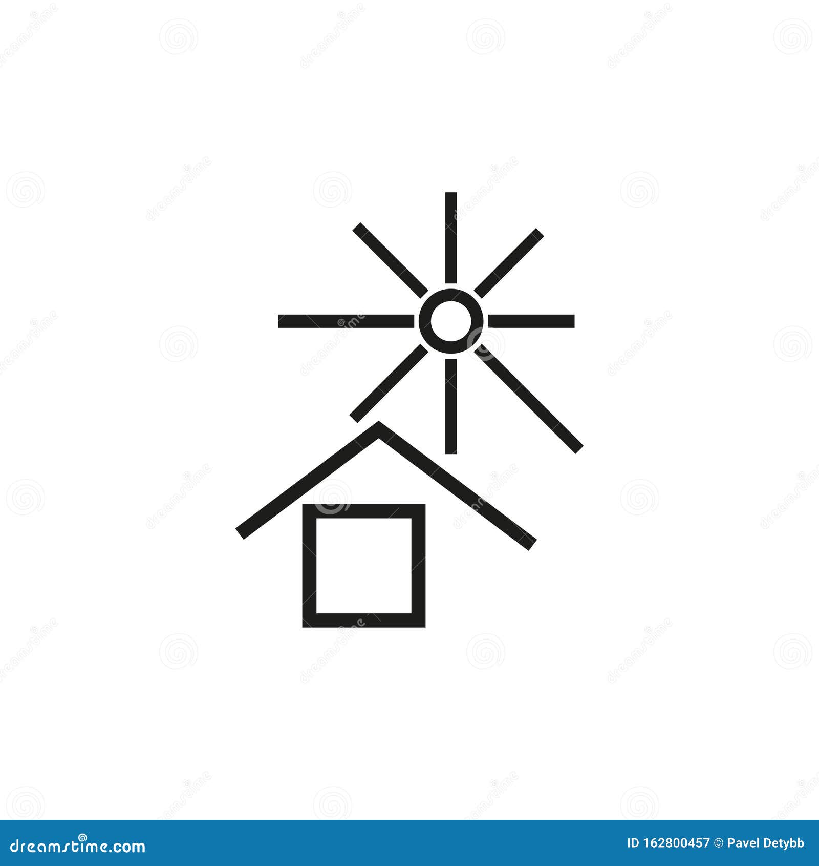 Protect from Sunlight Sign. Vector Illustration, Flat Design. Stock ...