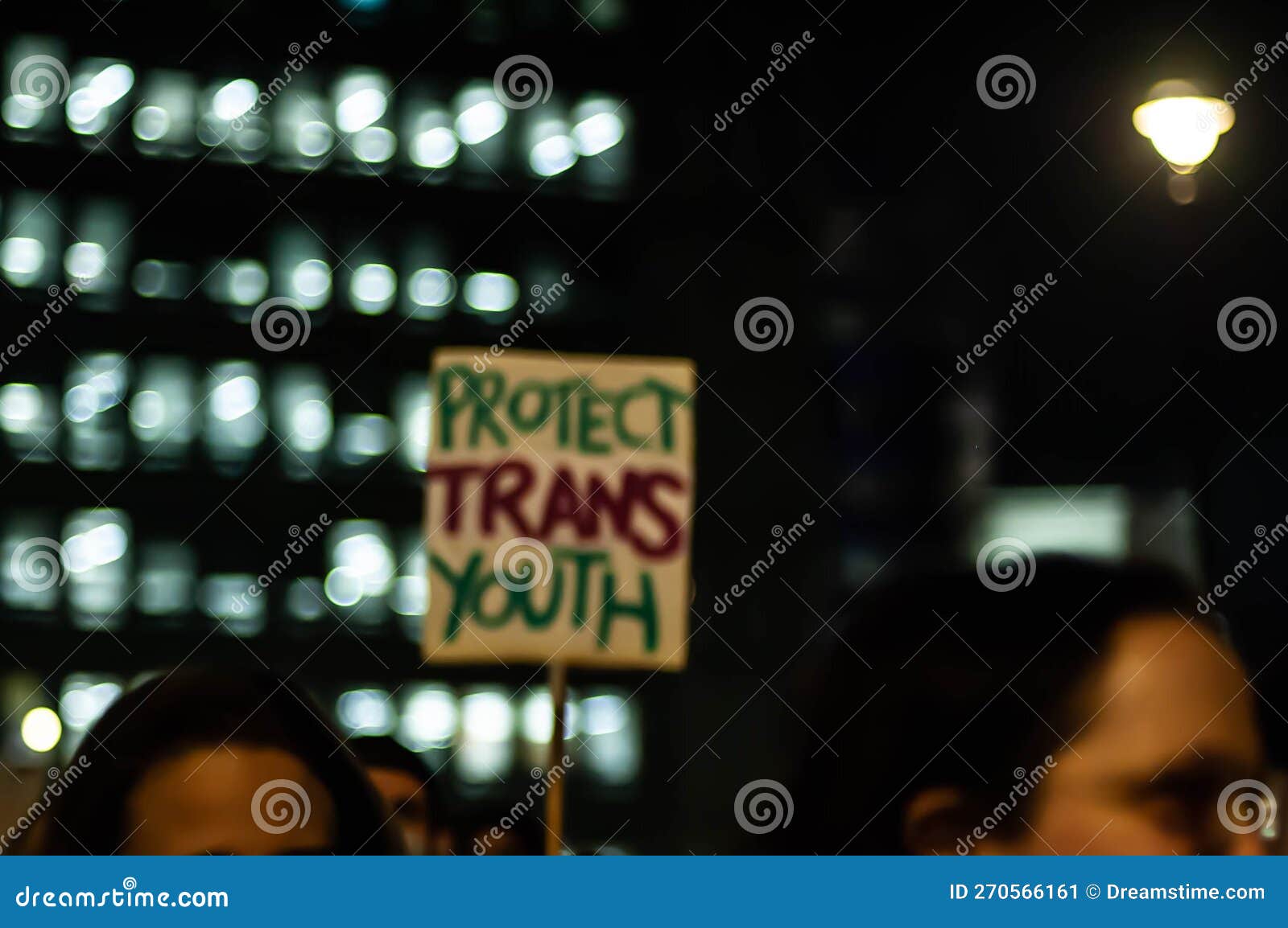 PROTECT TRANS YOUTH Protest Placard Stock Image - Image of teens, kids ...