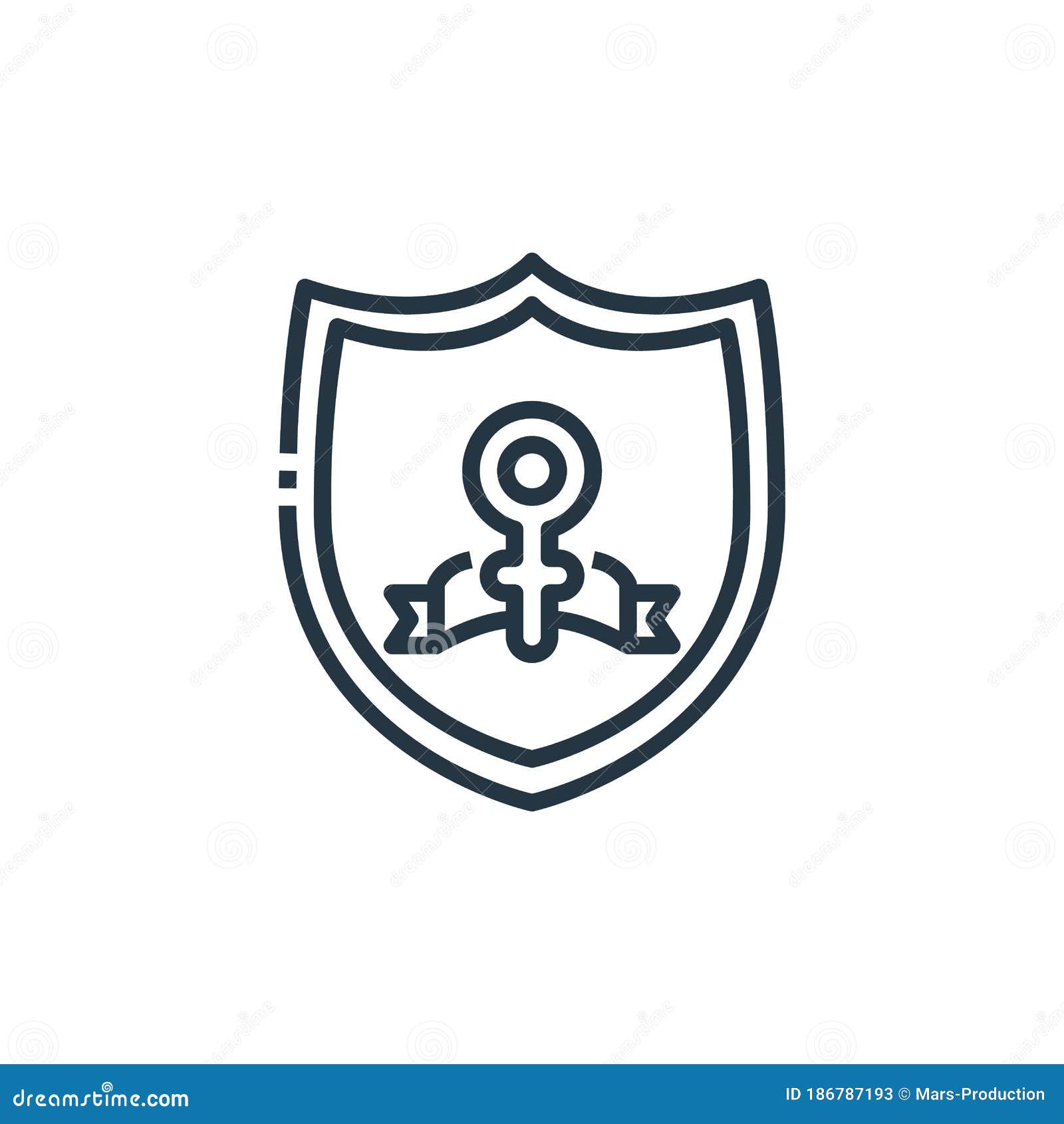 Protect Vector Icon. Protect Editable Stroke. Protect Linear Symbol for ...
