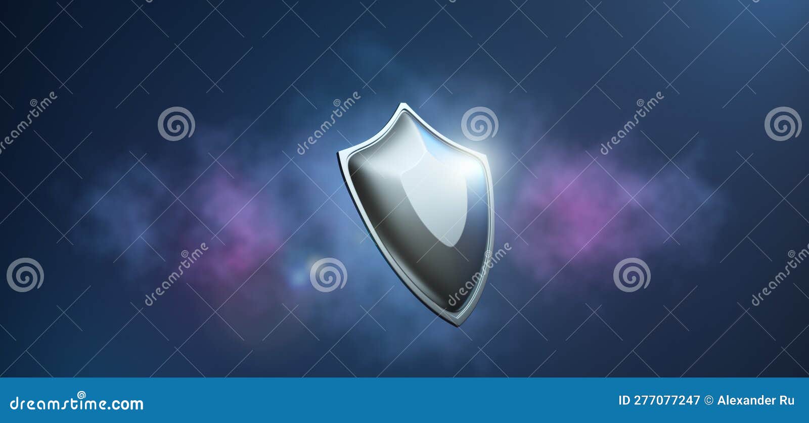 Protect Your Data. Network Security. Glowing Shield in the Body ...