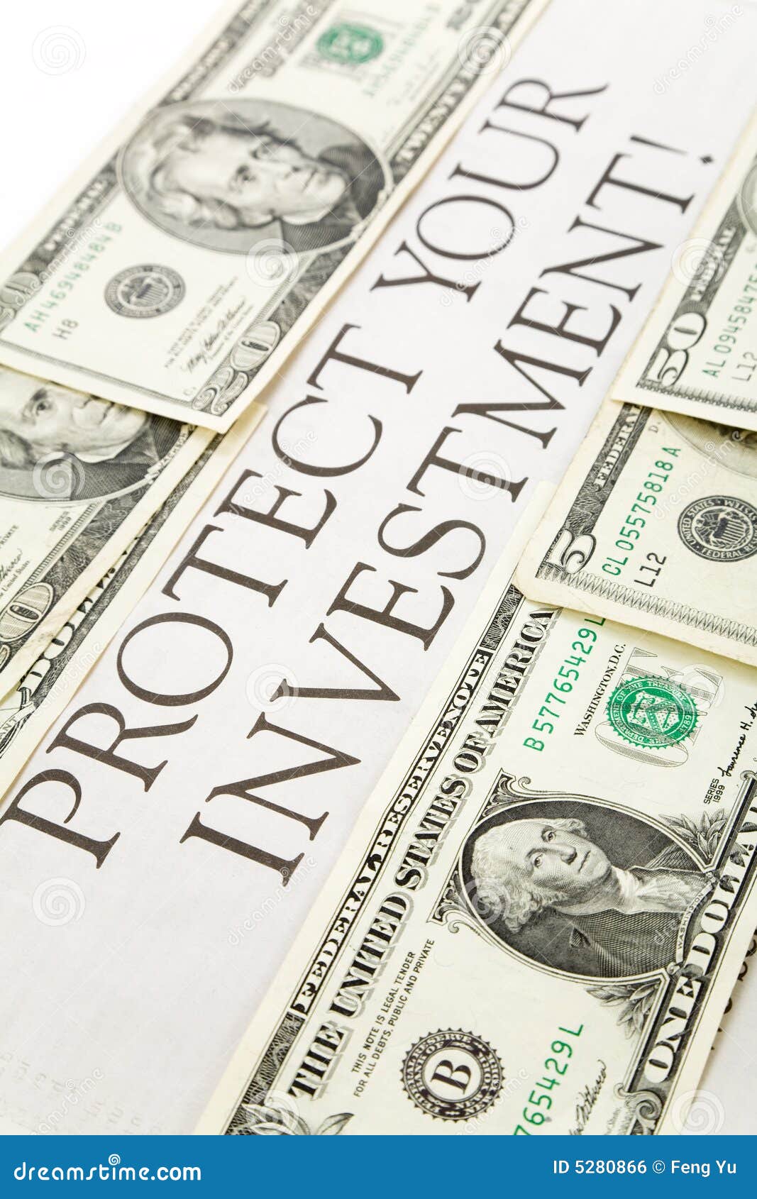 Protect your investment stock photo. Image of money, risk - 5280866