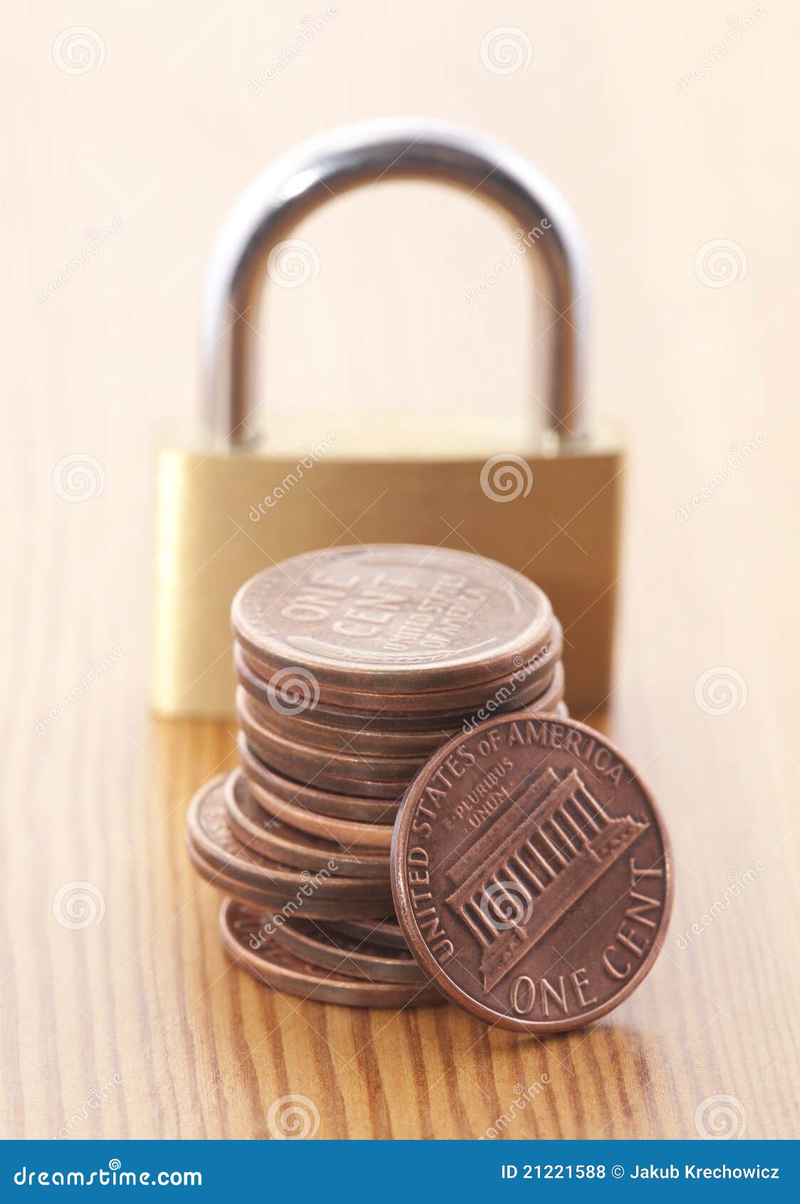 Protect your money stock photo. Image of coins, heap - 21221588