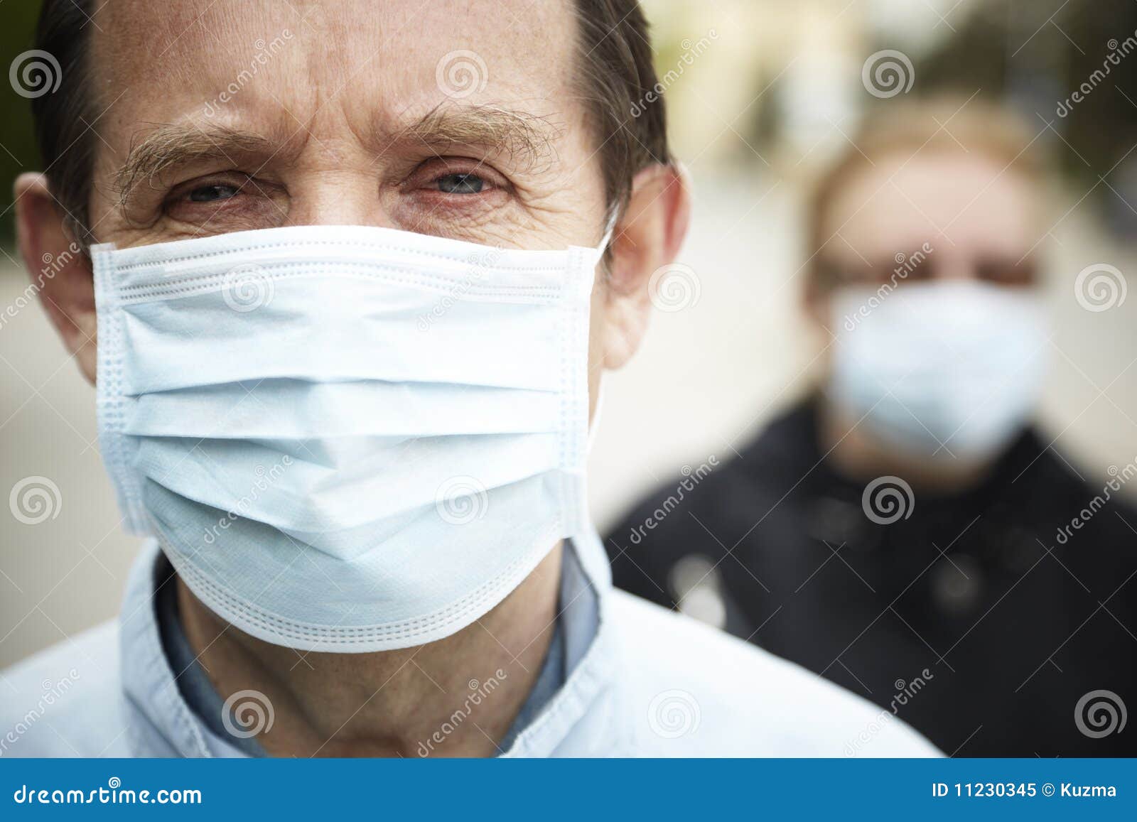 Protect Yourself (flu Protection) Stock Image - Image of woman ...