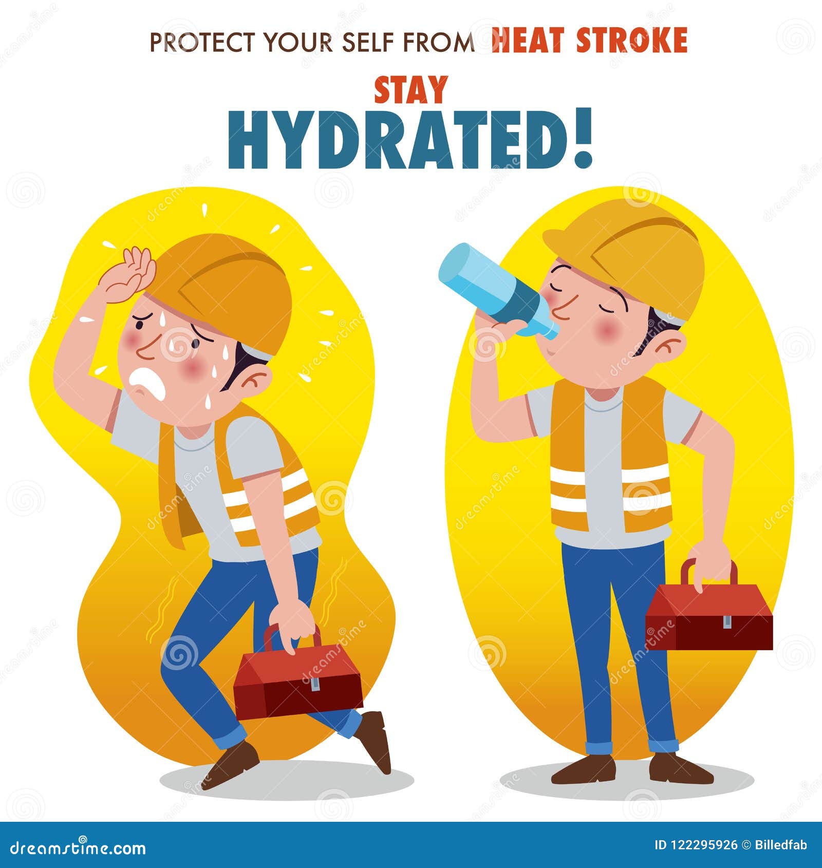 Construction Heat Worker Stock Illustrations – 1,086 Construction Heat ...