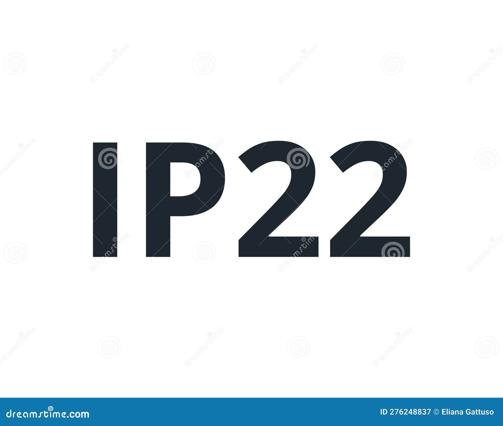 Protected Against Solid Foreign Objects IP22 Symbol Stock Vector ...