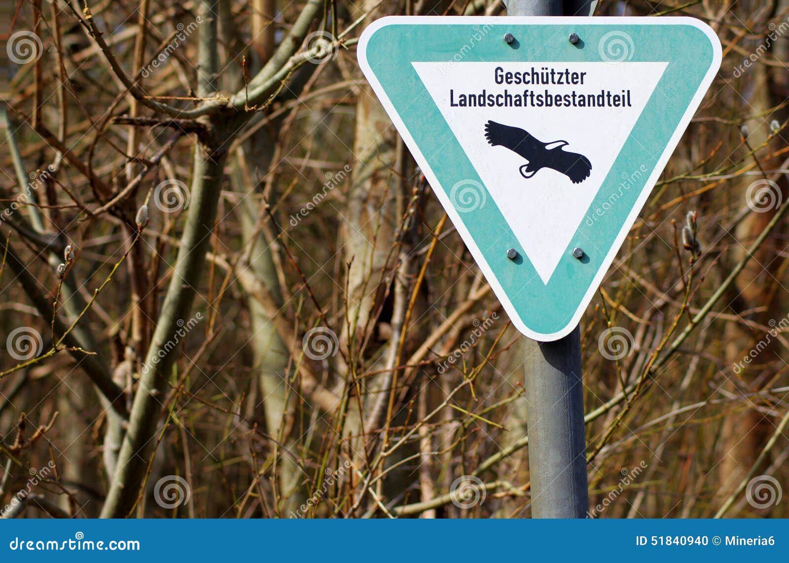 Protected Birds Warning Sign Royalty-Free Stock Image | CartoonDealer ...