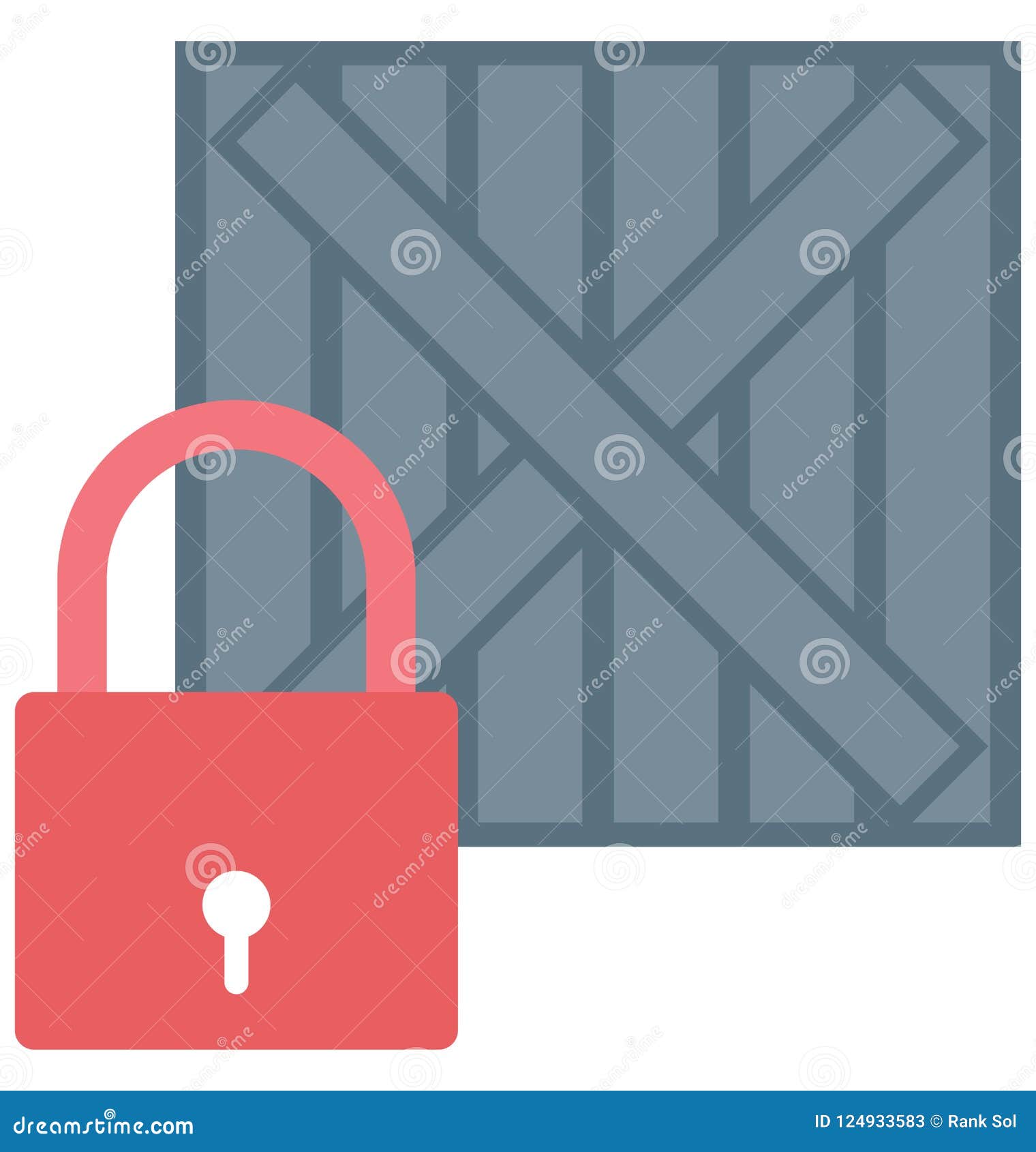 Protected Box Color Isolated Vector Icon Editable Stock Vector ...