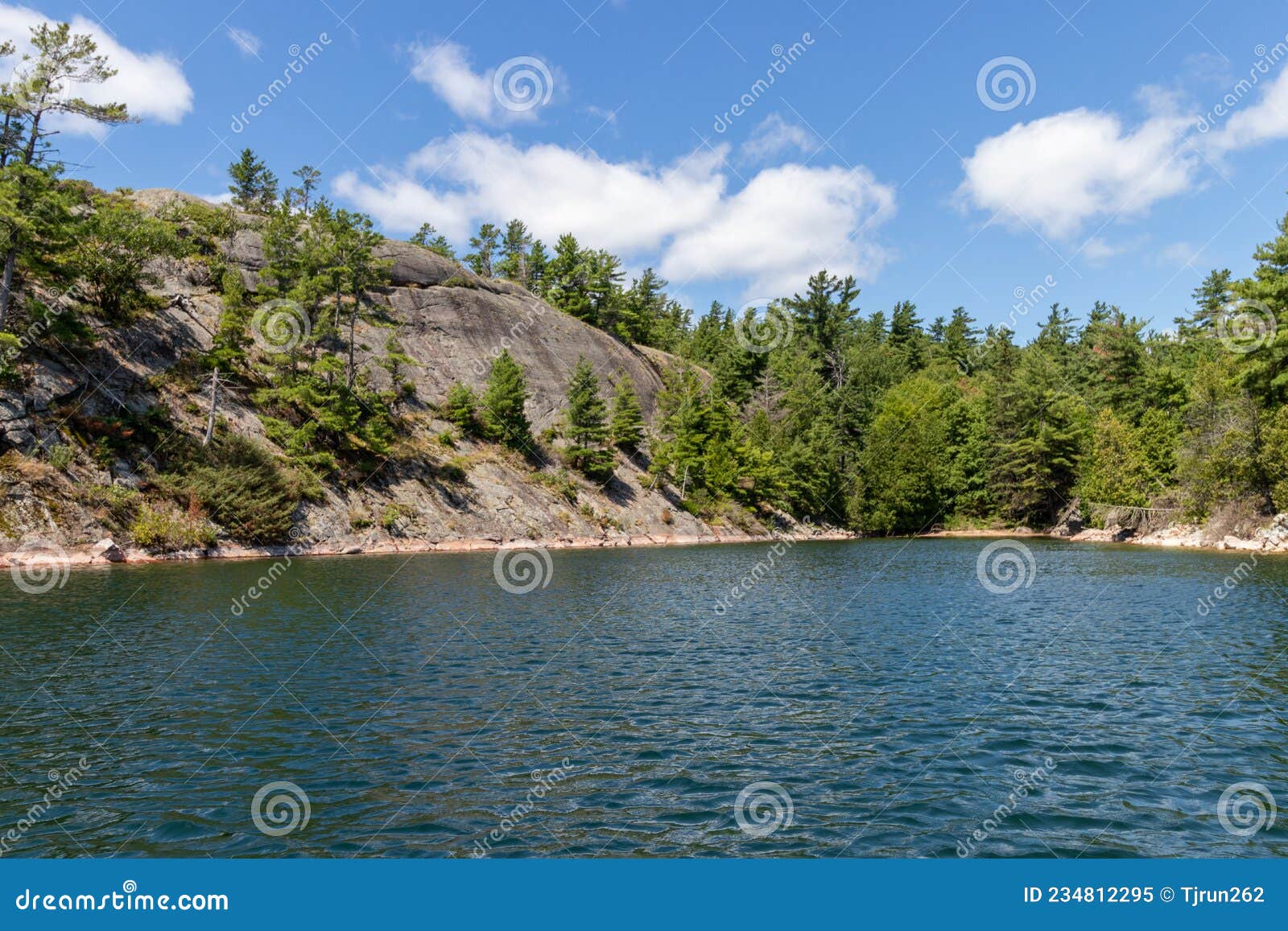 Protected Cove at the Benjamin Islands Stock Image - Image of outdoors ...