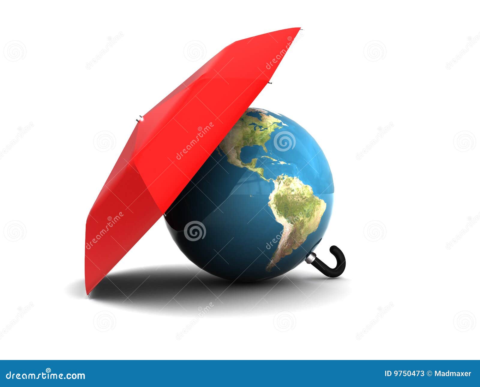 Protected earth stock illustration. Illustration of globe - 9750473