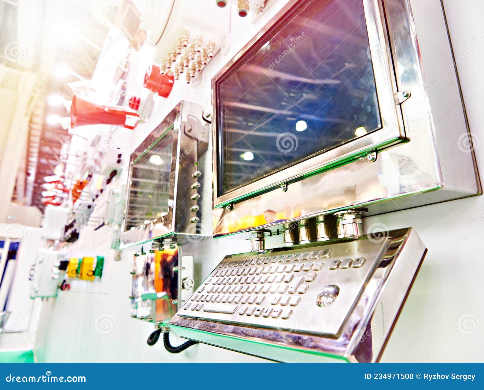 Protected Computers Industrial Stock Photo - Image of equipment ...