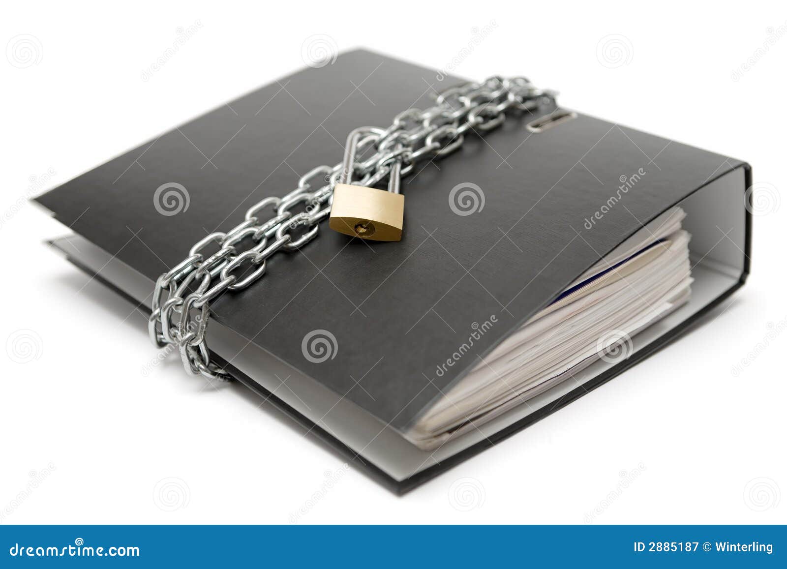 Protected Files stock image. Image of chains, close, file - 2885187