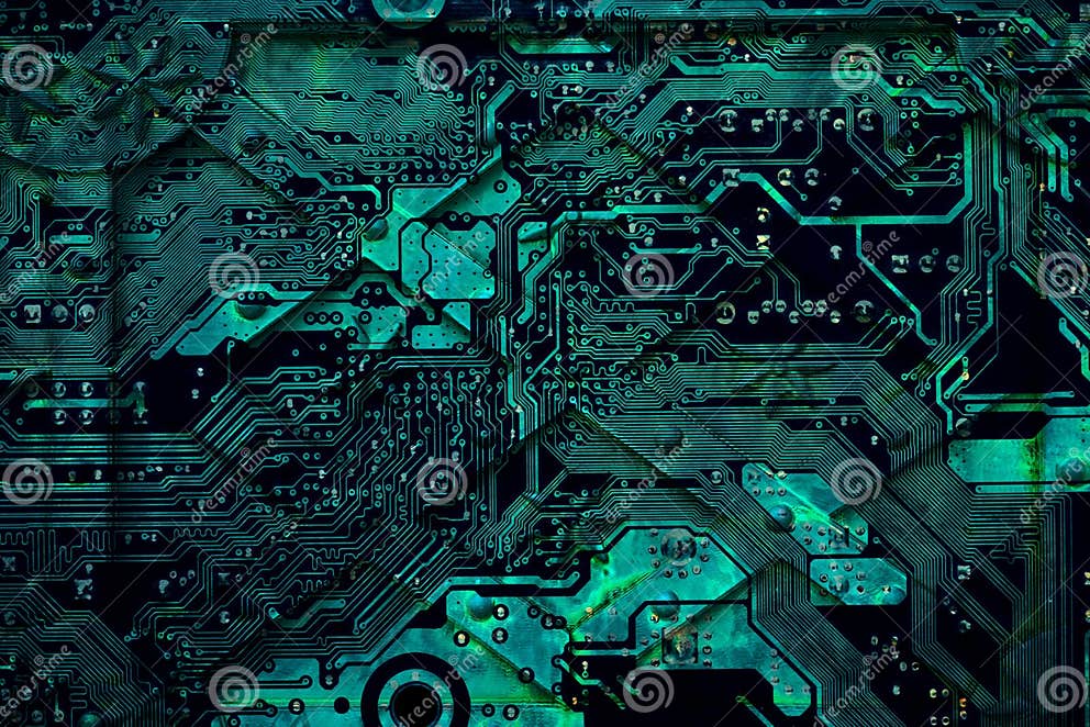 Protected Guard Shield Circuit Board. Stock Photo - Image of ...