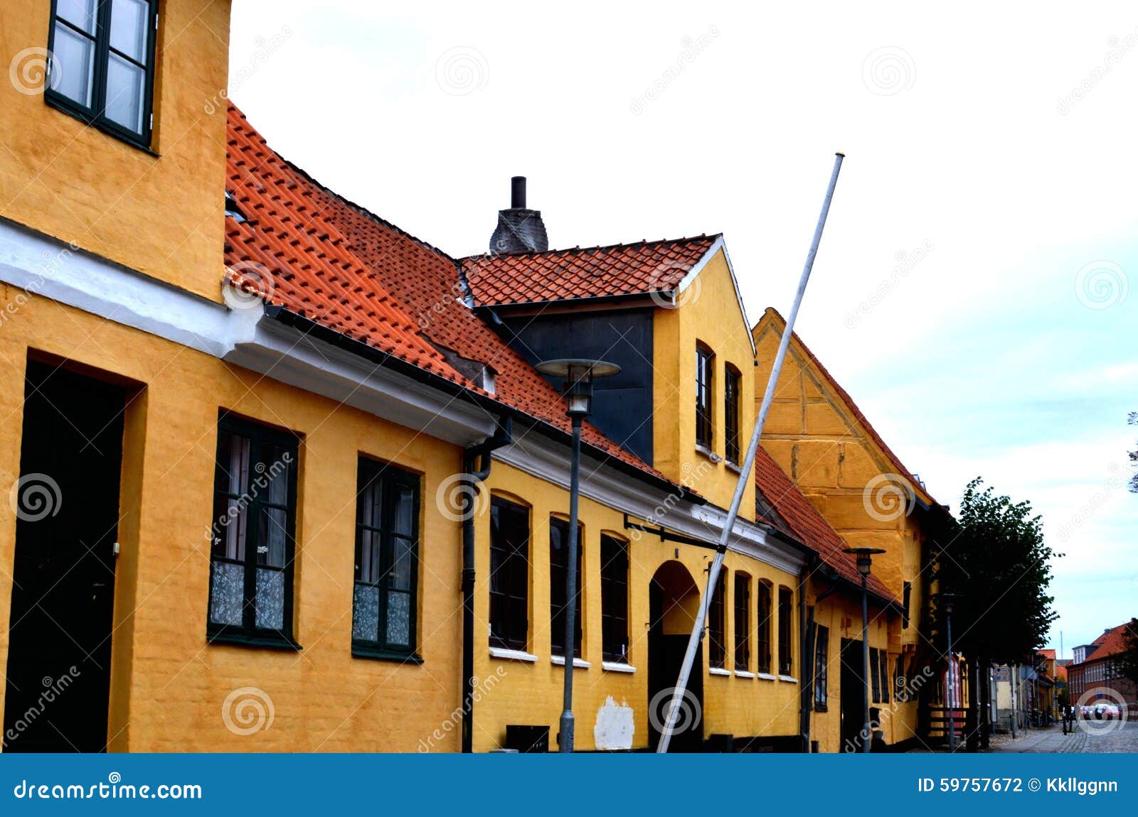 Protected houses stock photo. Image of facades, europe - 59757672