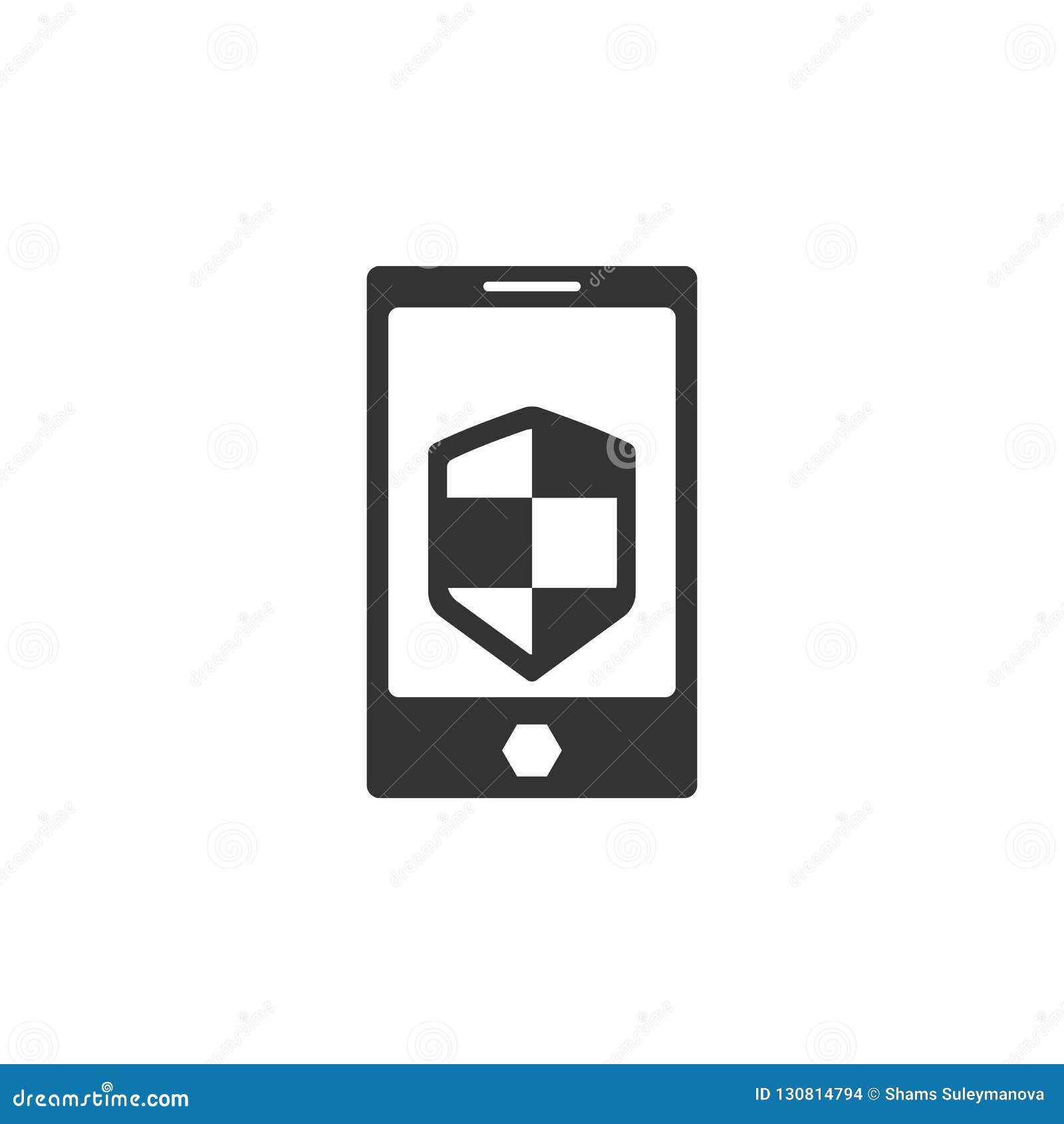 Protected Phone Icon. Element of Internet Security Icon for Mobile ...