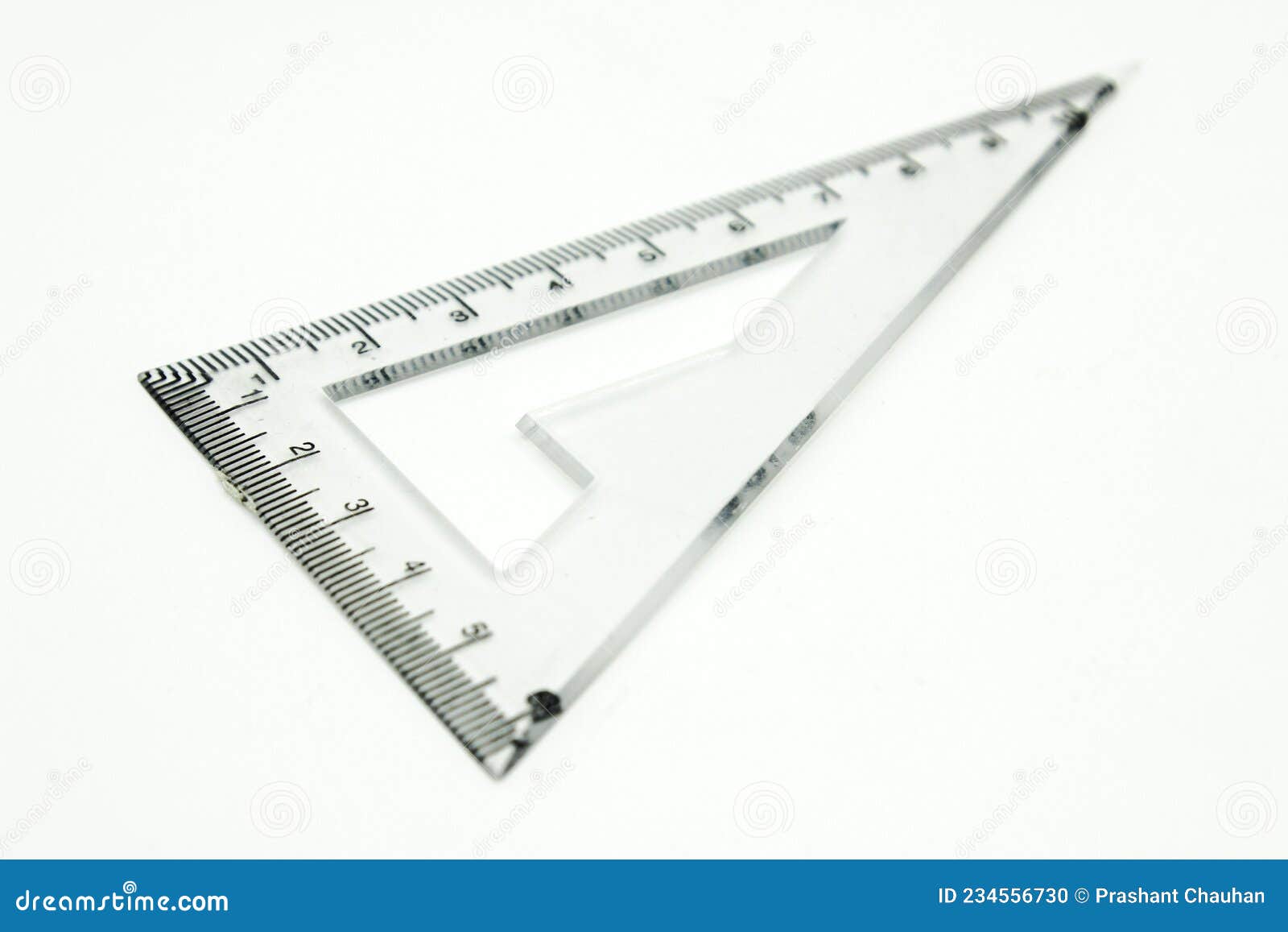 Protecter Maths Isolated on White Background with Selective Focus ...