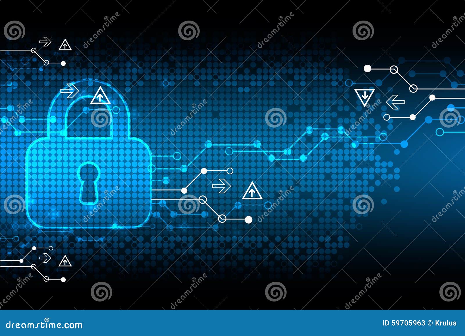 Protecting Digital Encoding Stock Vector Illustration Of Programming