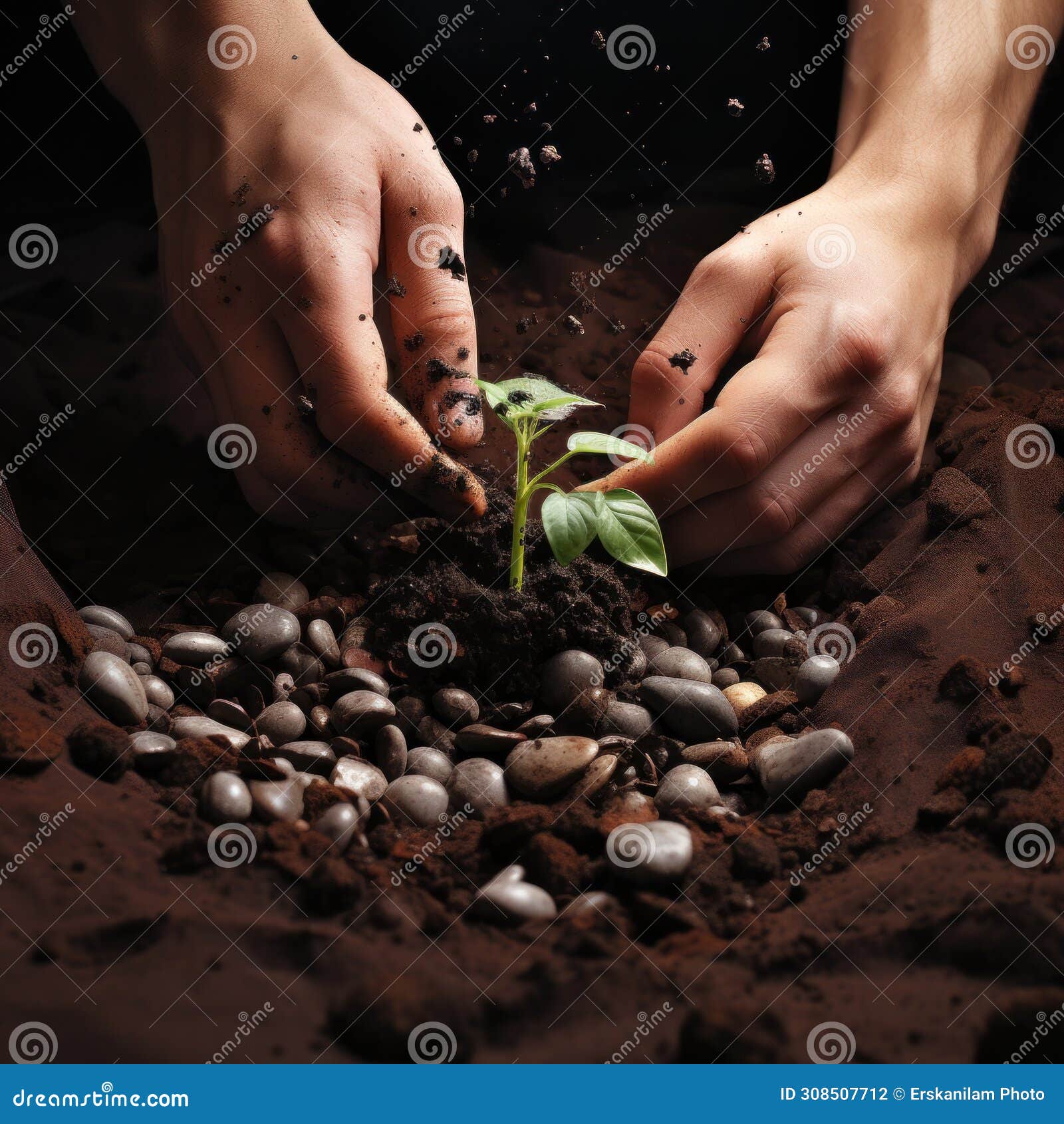Protecting the Environment by Planting Plants and Trees is a Concept To ...