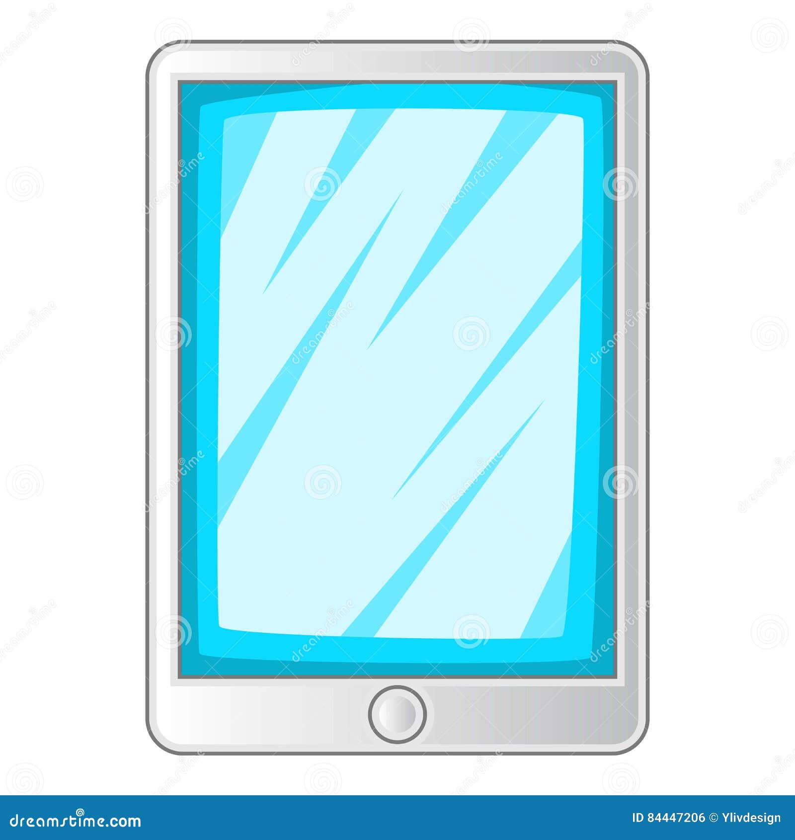 Protecting Film for Tablet Icon, Cartoon Style Stock Vector ...