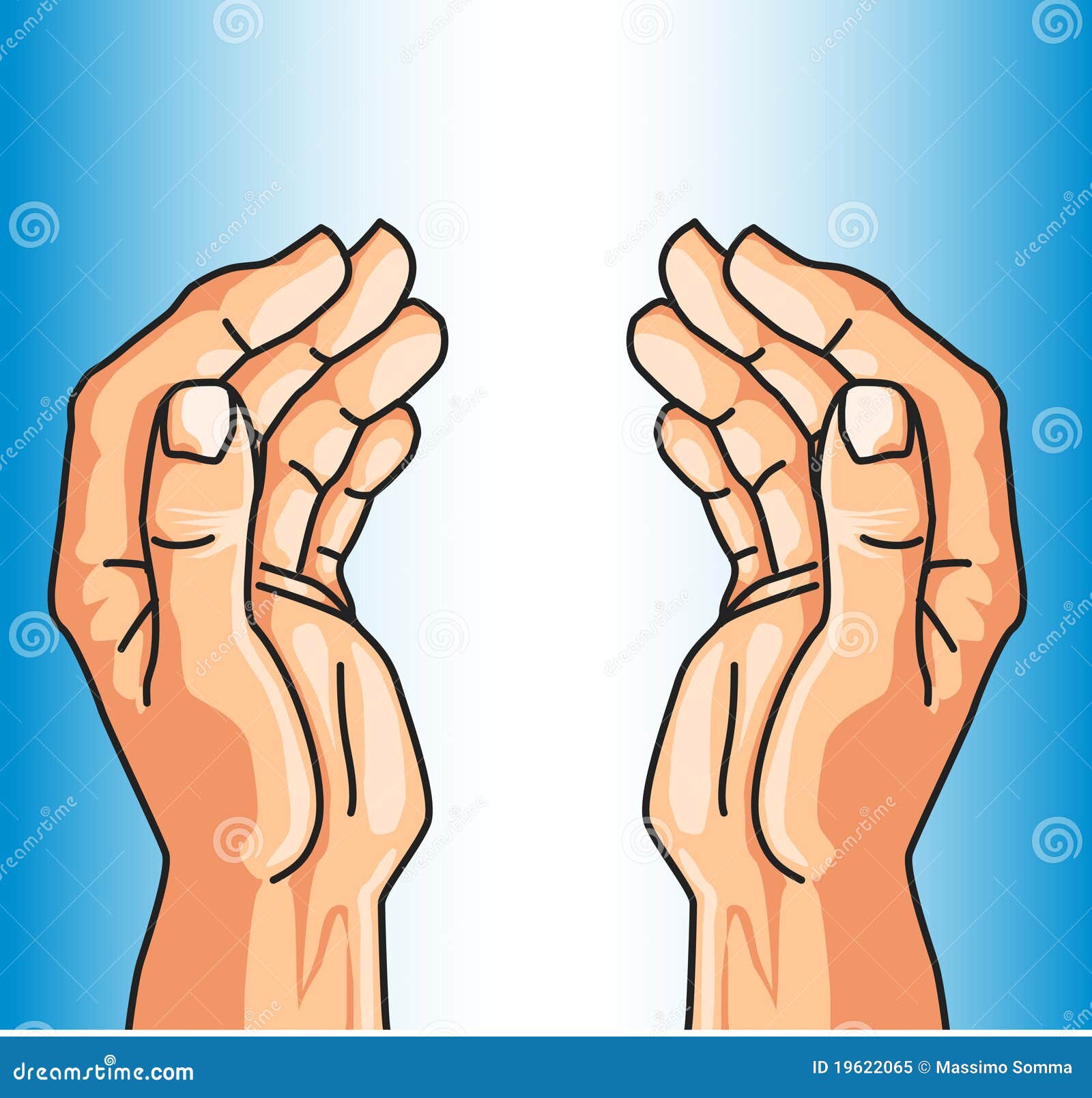 Faith Hands Vector Illustration | CartoonDealer.com #39249504
