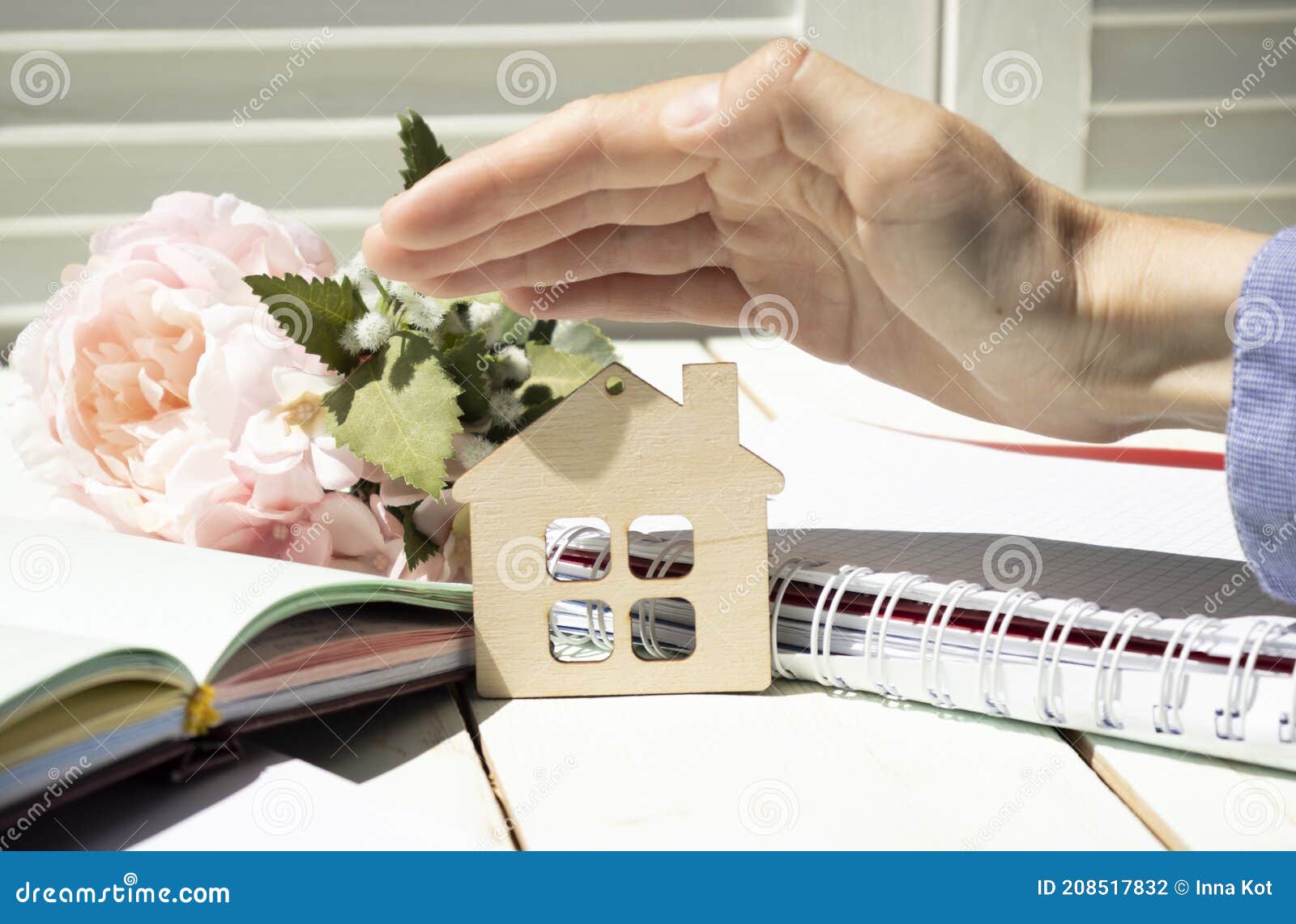 Protecting Hands Over House - Home Security Stock Photo - Image of ...