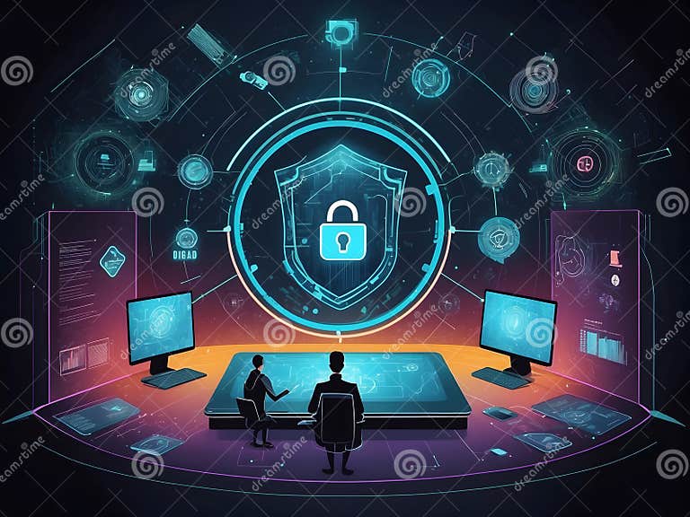 Protecting Privacy in the Digital World Stock Photo - Image of ...