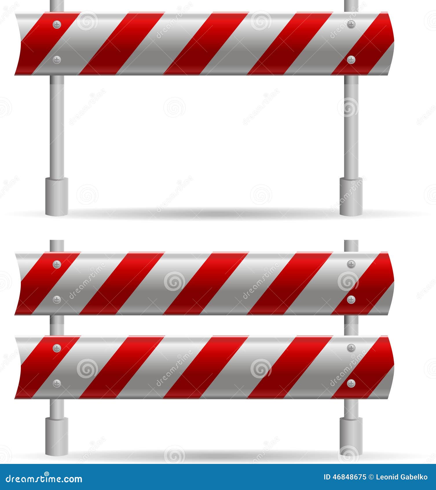 The Barrier, Overlapping Entry Into The Forest Royalty-Free Stock ...