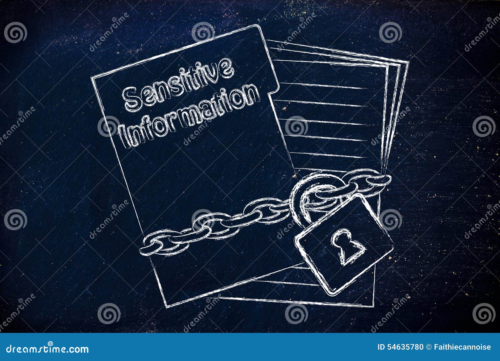 Protecting Sensitive Information: Illustration with Chained Page Stock ... Protecting Sensitive Information: Illustration with Chained Page Stock ...