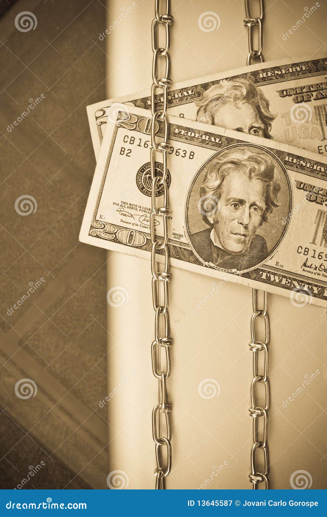 Protecting Your Money stock image. Image of protection - 13645587