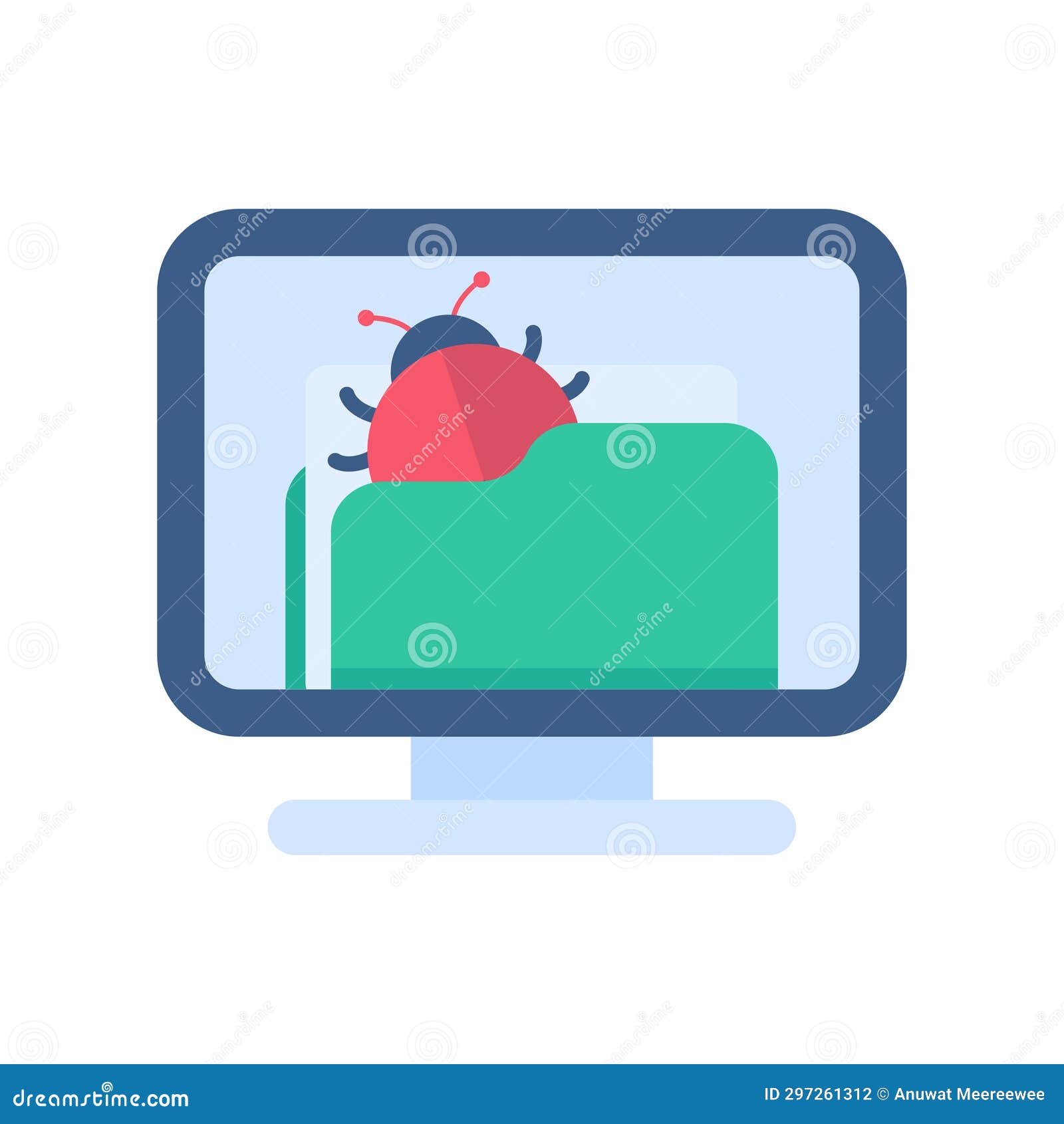 Protection Against Viruses from Computer Worms from Hackers Stock ...